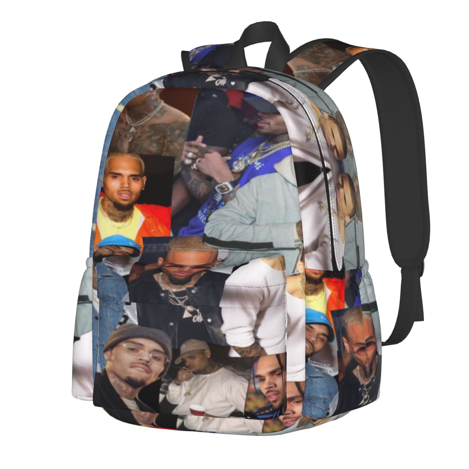 Chris Bro-W Backpack Cartoon Backpacks Travel Laptop Daypack 17 Inch ...