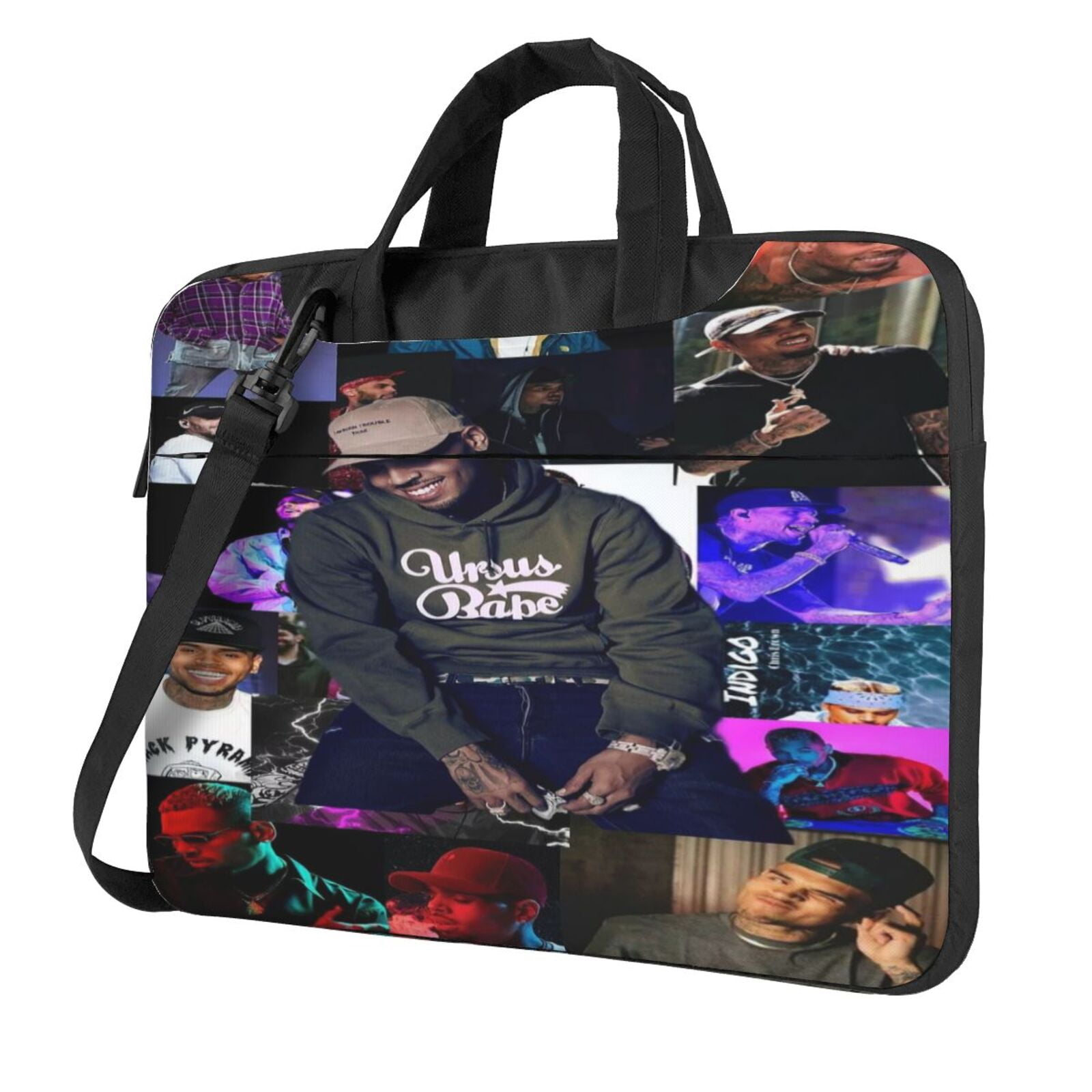 Chris Bro-W Laptop Bag For Women Men Waterproof Laptop Shoulder Bag 13-15.6 Inch Computer ...