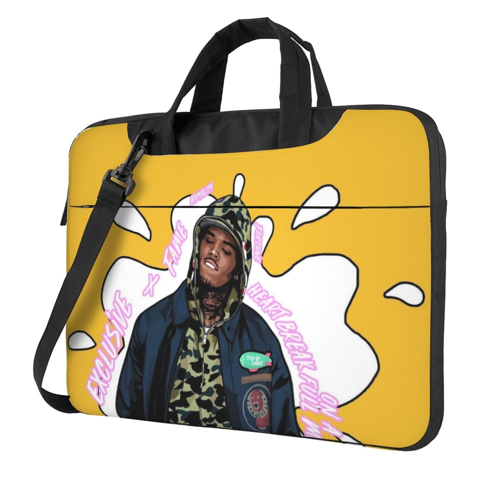 Chris Bro-W Laptop Bag For Women Men Waterproof Laptop Shoulder Bag 13-15.6 Inch Computer ...