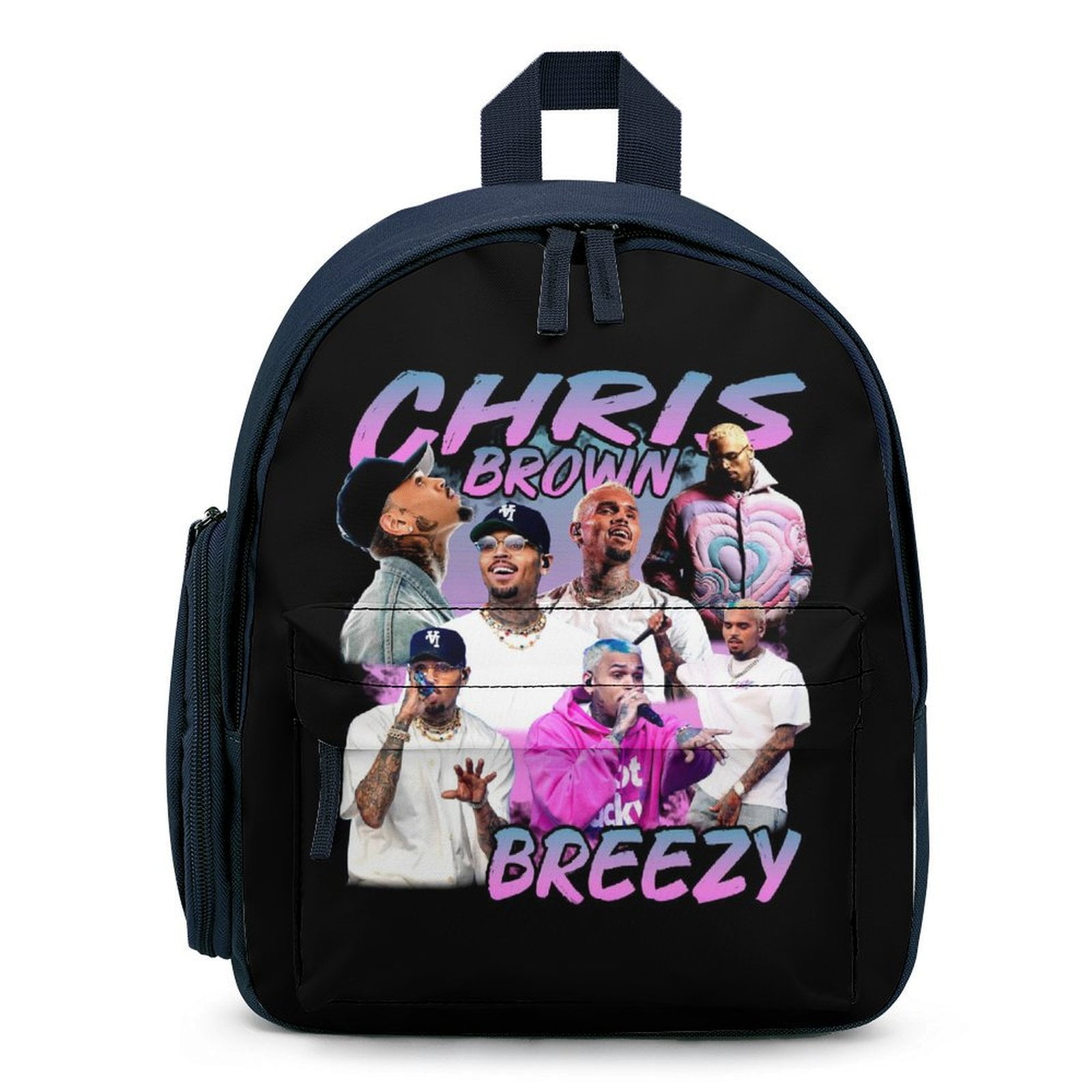 Chris Bro-w Backpack for Men Women Small Backpack with Front Pocket ...