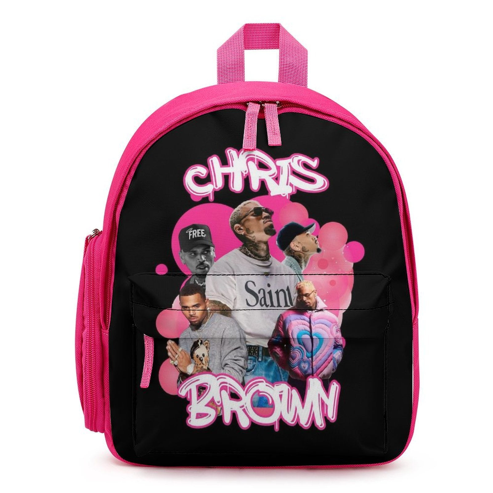 Chris Bro-w Backpack for Men Women Small Backpack with Front Pocket ...