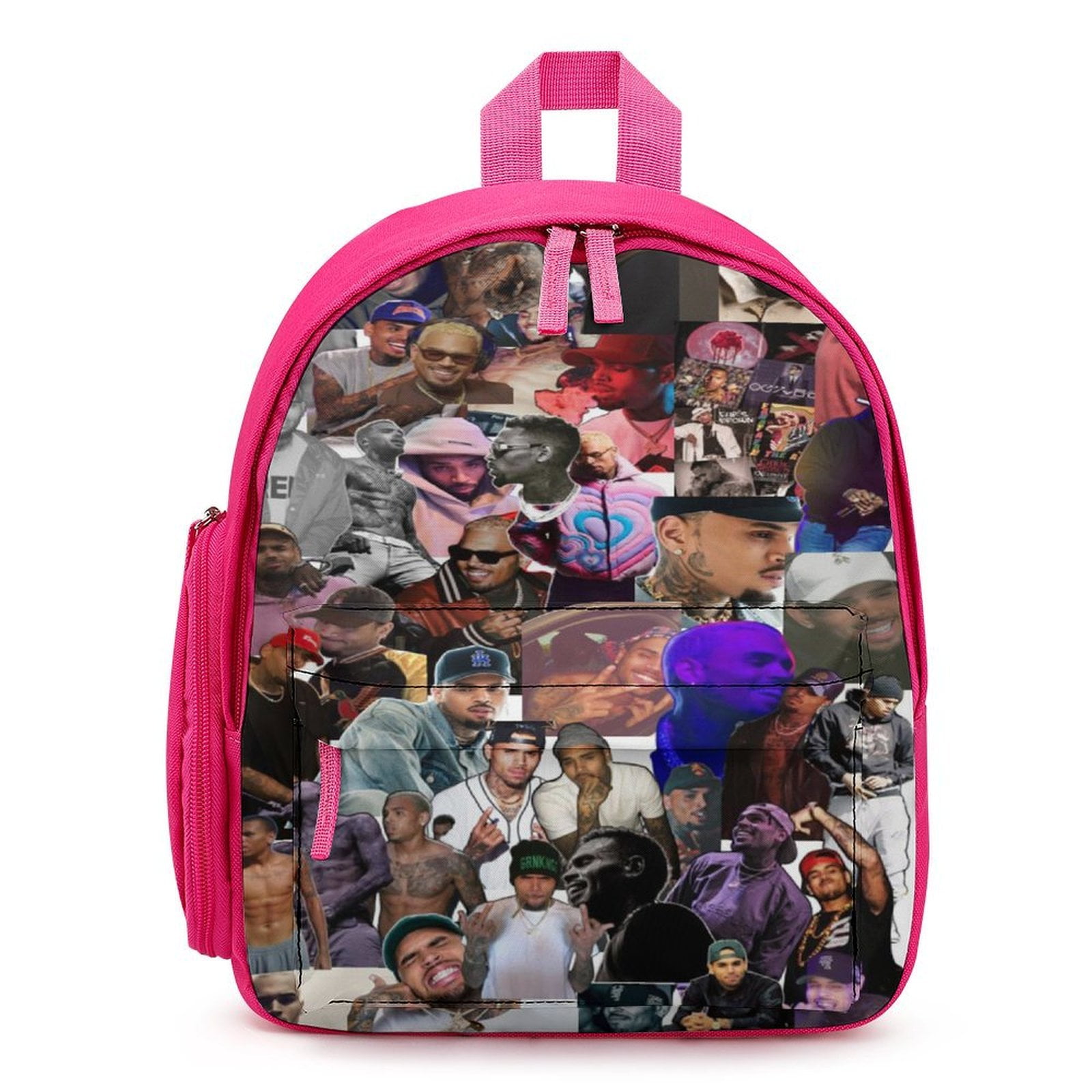 Chris Bro-w Backpack for Men Women Small Backpack with Front Pocket ...