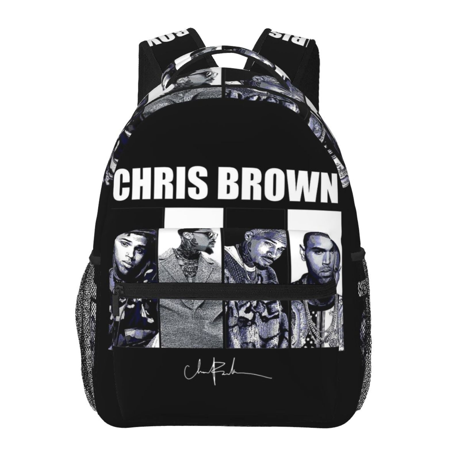 Chris Bro-w Backpack for Women Men Casual Laptop Backpacks Daypack ...
