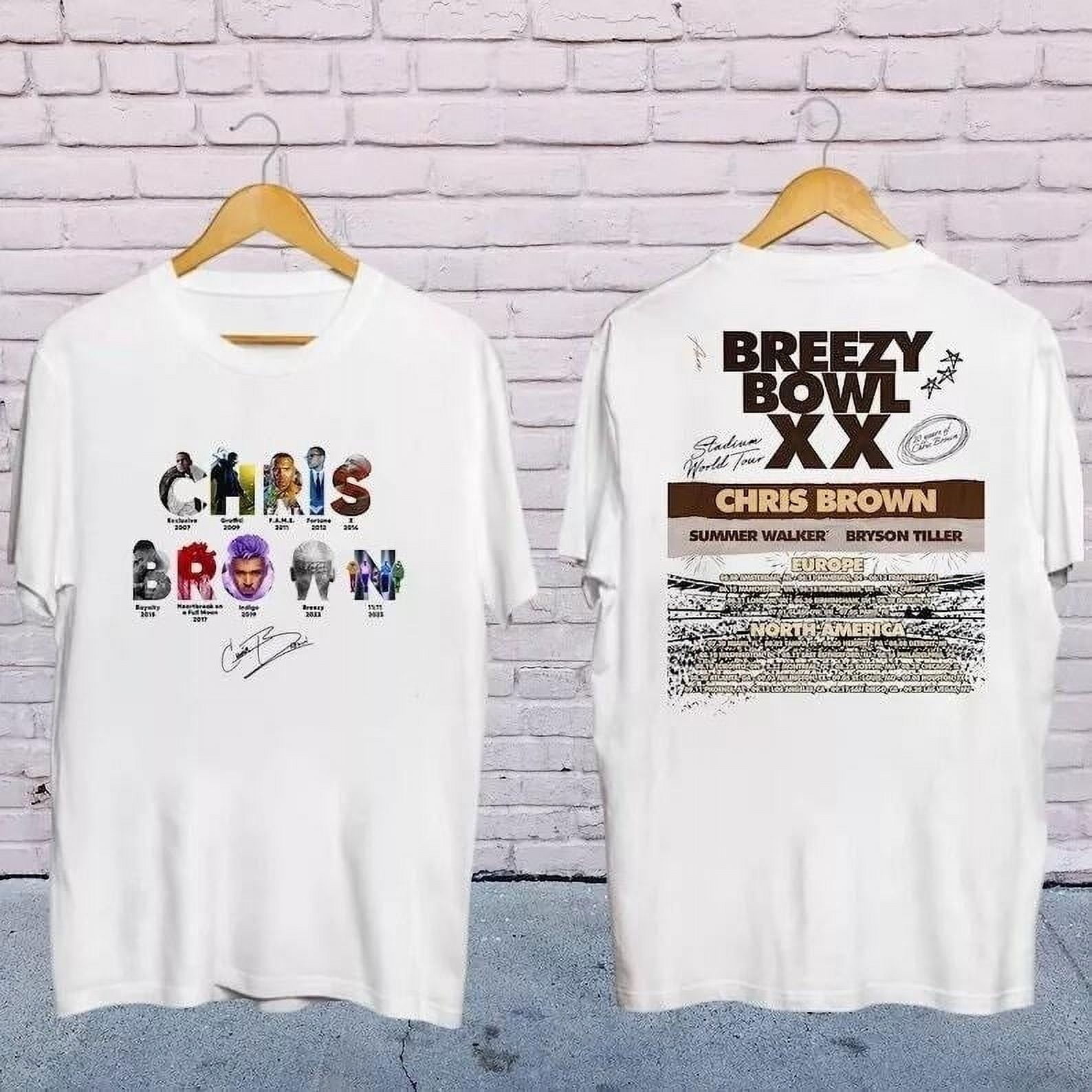 Chris Brown 2025 Concert Chris Brown Breezy Bowl XX Tour 2030 - Walmart.com