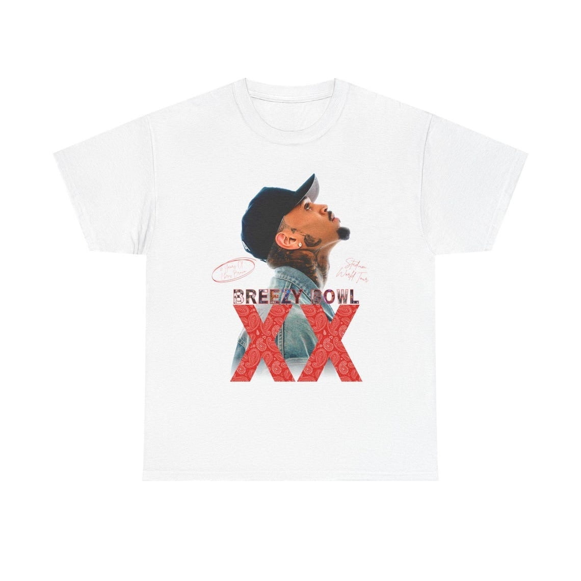 Chris.Brown 2025 Tour Breezy Bowl XX Shirt - Walmart.com
