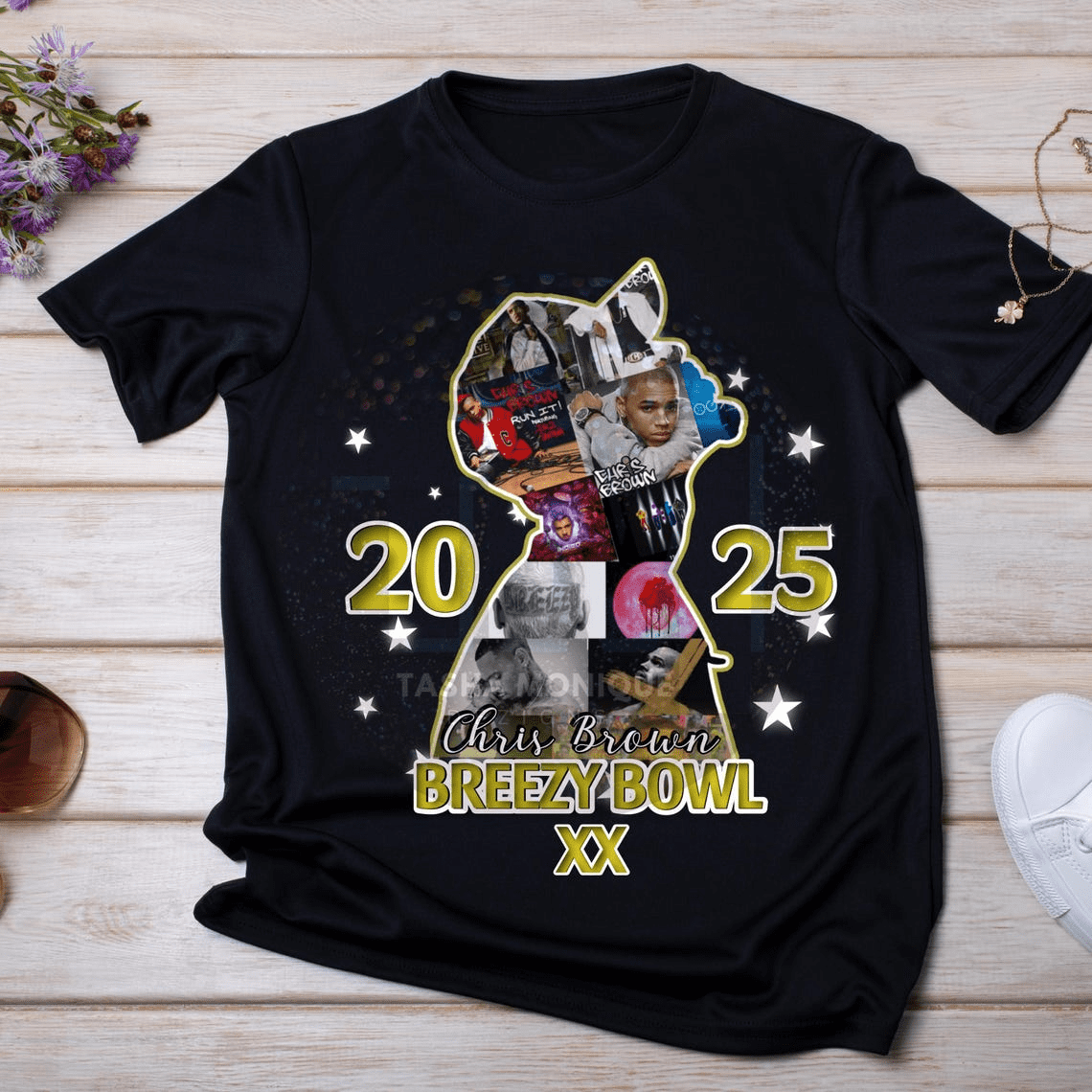 Chris Brown Breezy Bowl XX Concert Merch, Team Breezy Style For ...