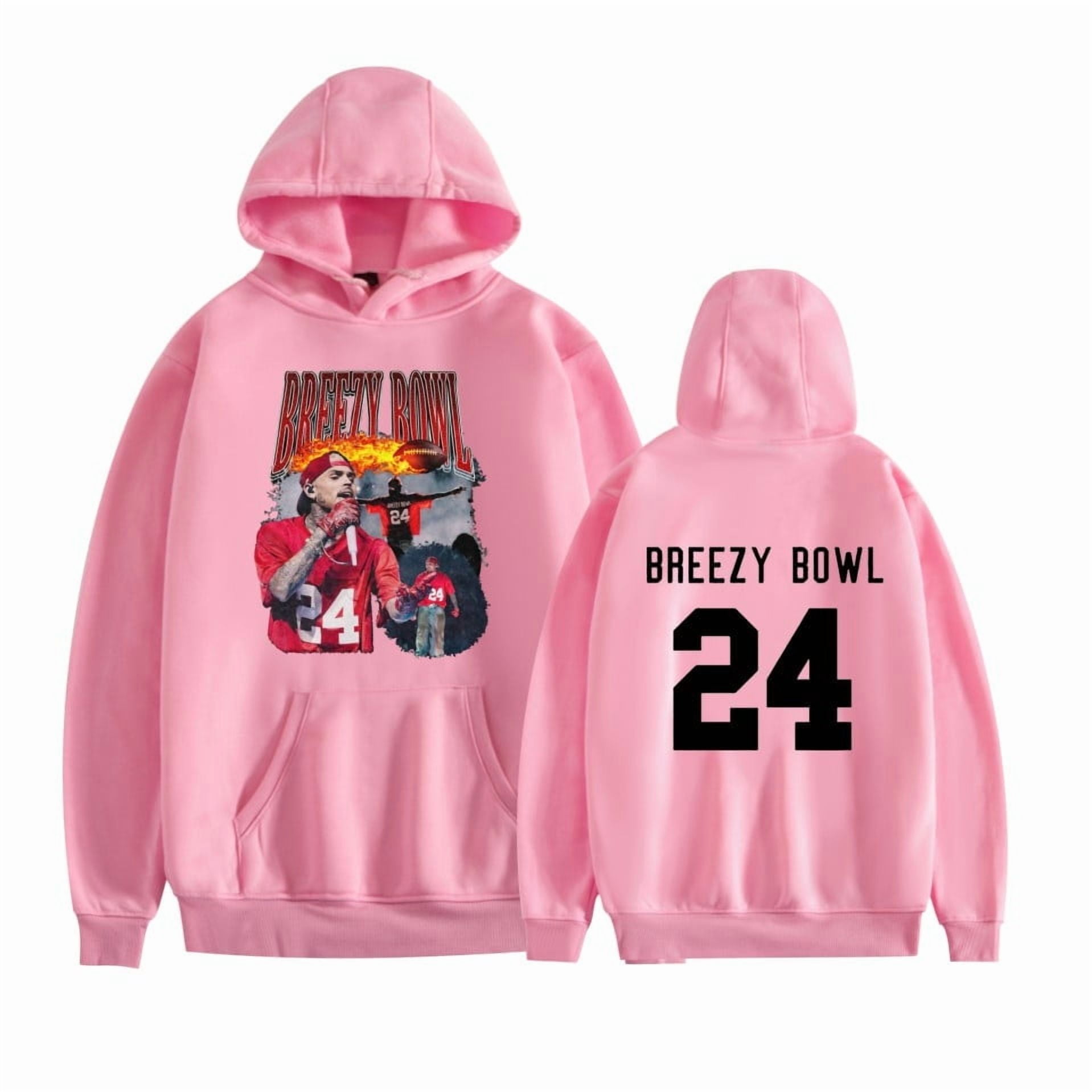 Chris Brown Breezy Bowl XX Merch Unisex Oversized Fleece Hoodie - Retro ...