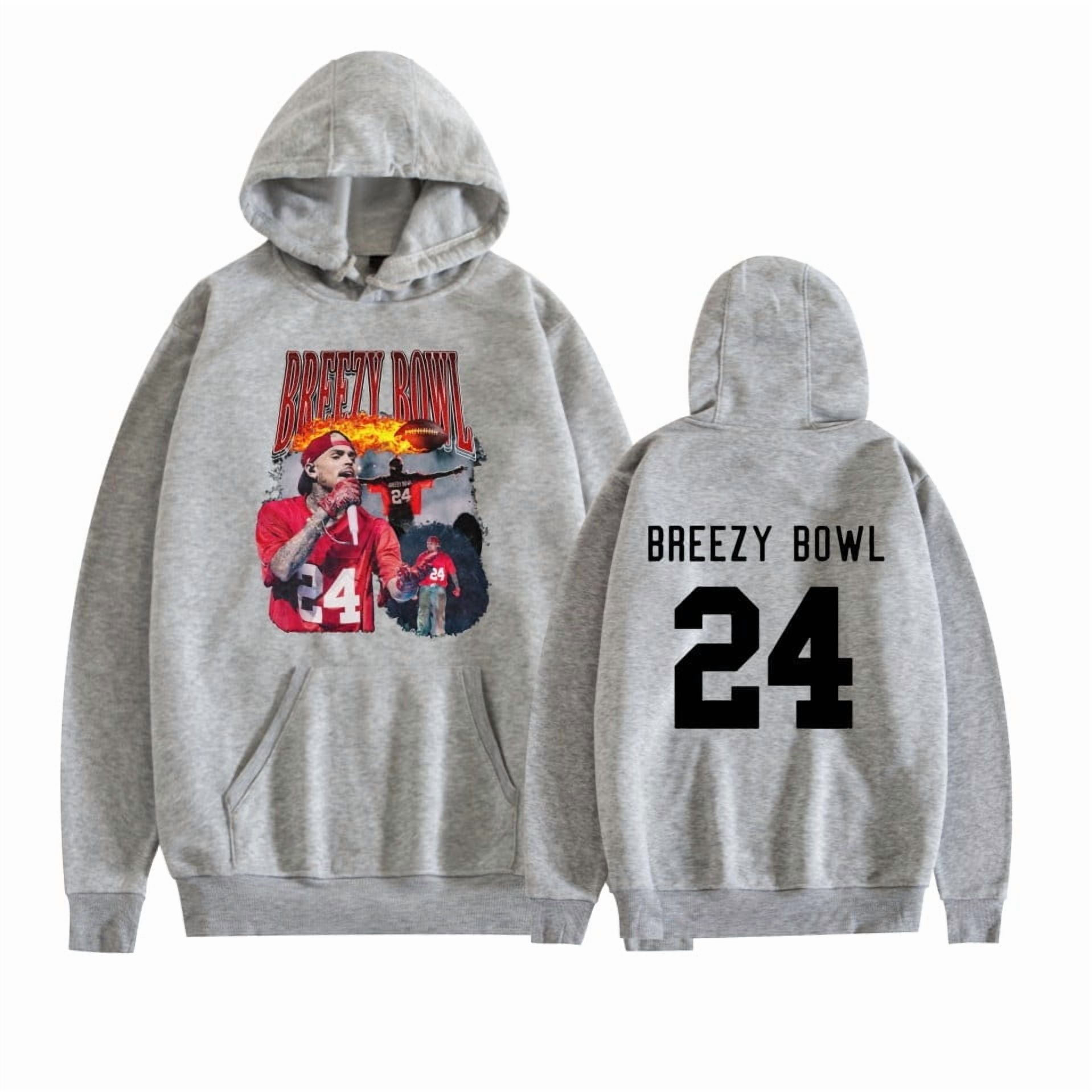 Chris Brown Breezy Bowl XX Merch Unisex Oversized Fleece Hoodie - Retro ...