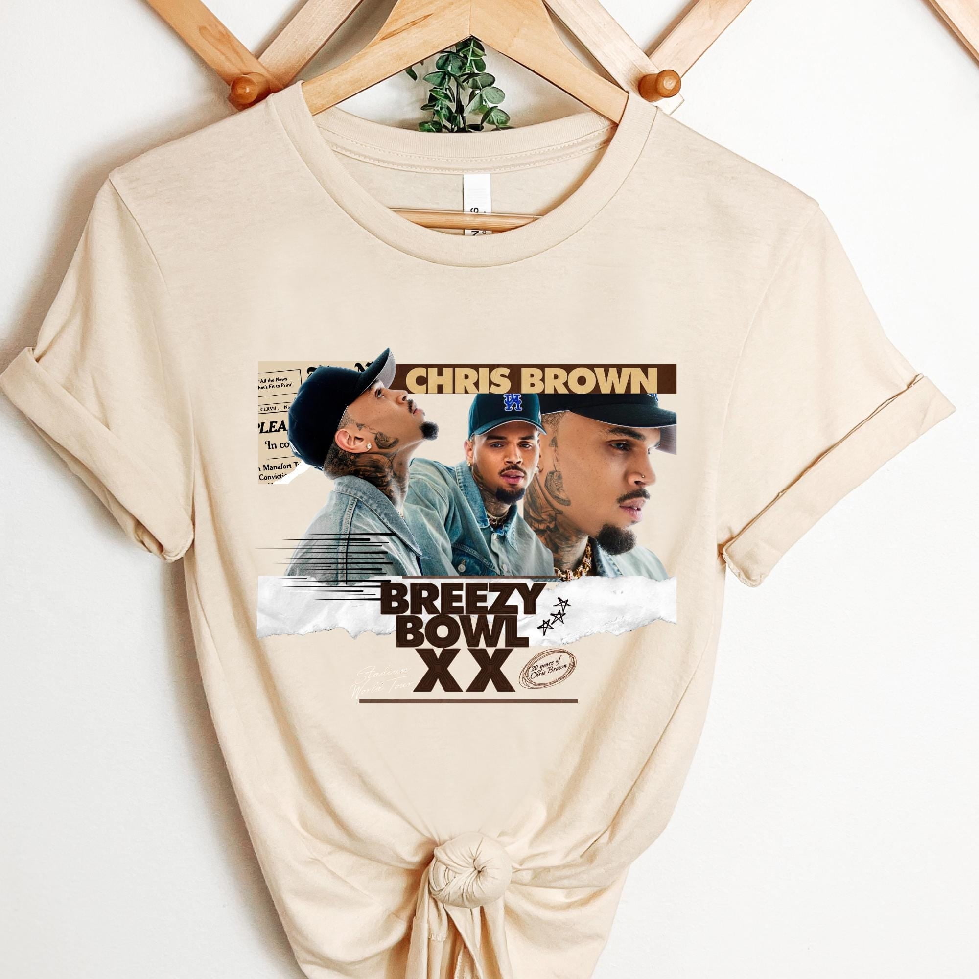 Chris Brown Breezy Bowl XX Shirts, Concert Shirts, Black Culture Shirts ...