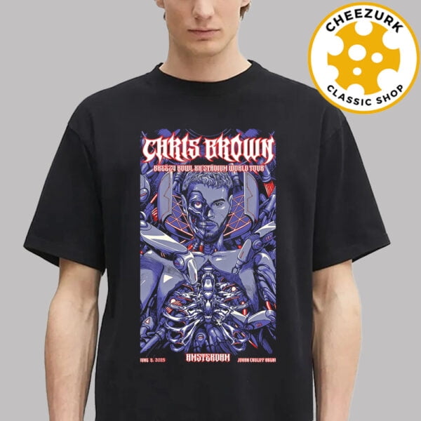 Chris Brown Breezy Bowl XX Stadium World Tour 2025 Poster In Amsterdam ...