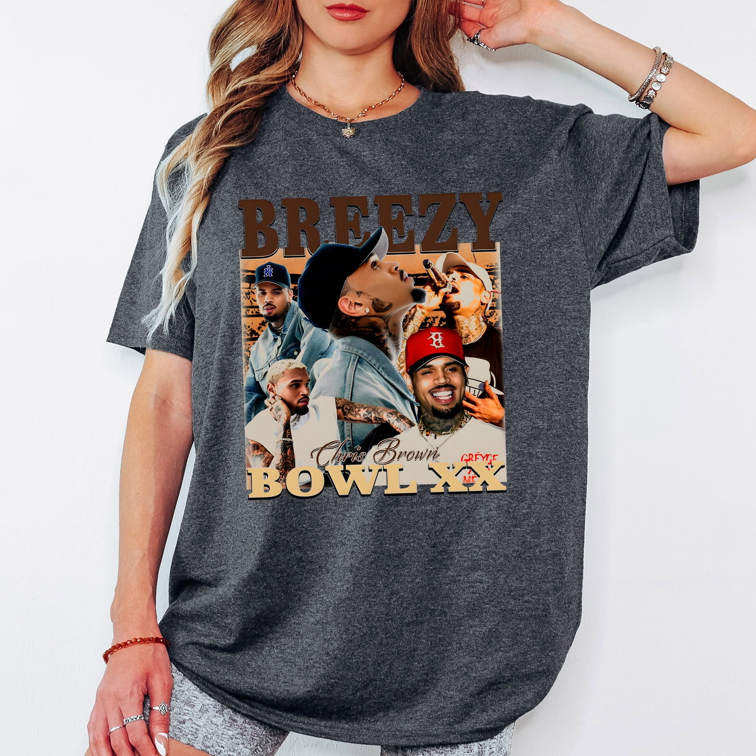 Chris Brown Breezy Bowl XX Tour 2025 Merch, World Tour Concert Vibe, Fan Favorite Style For ...