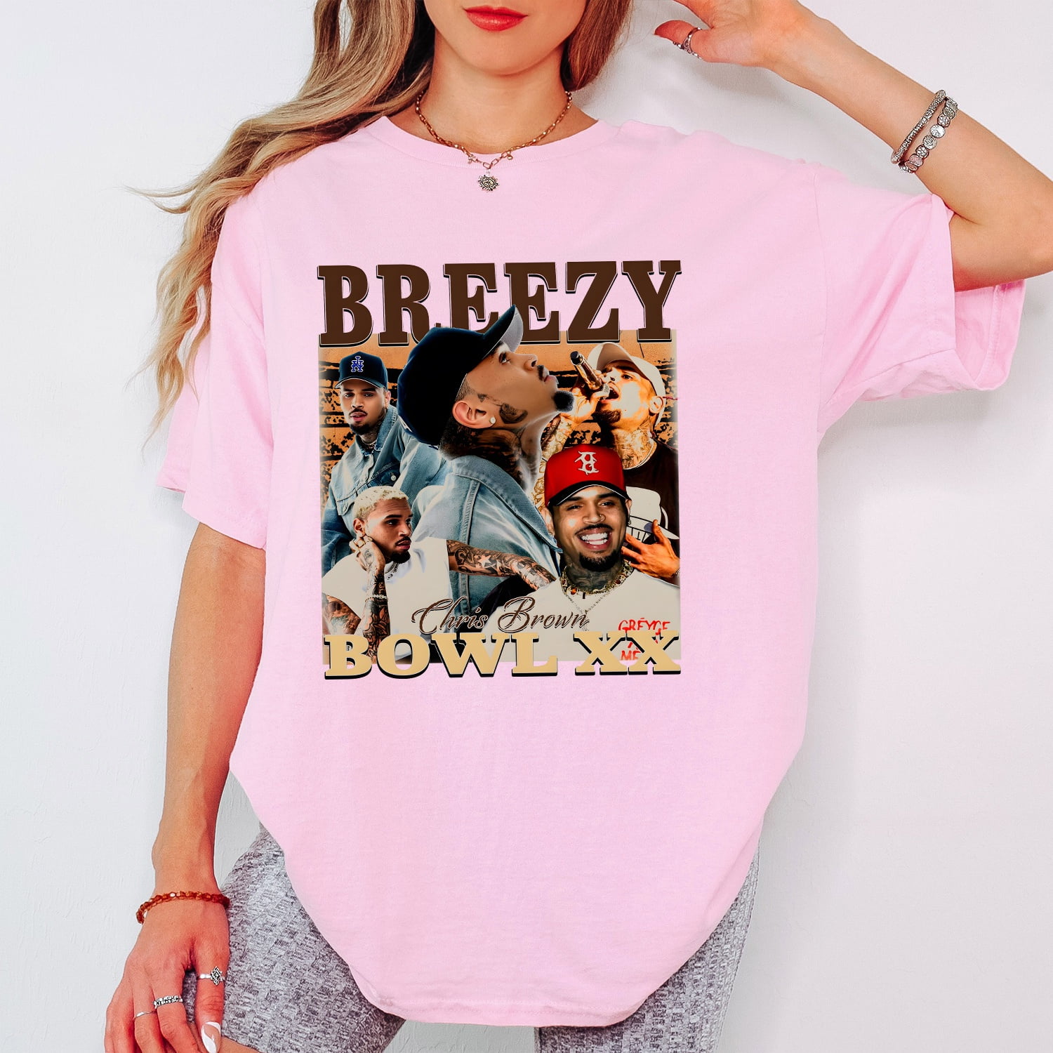 Chris Brown Breezy Bowl XX Tour 2025 Shirt, World Tour Concert Vibe ...