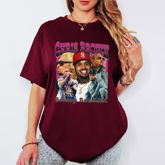 Chris Brown Breezy Bowl XX Tour T-Shirt, Album Art Tee, Fan Gift, Urban ...