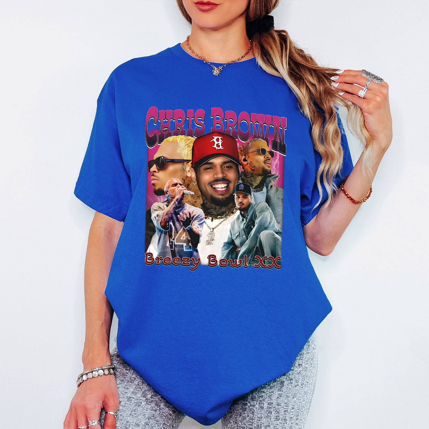 Chris Brown Breezy Bowl XX Tour T-Shirt, Album Art Tee, Fan Gift, Urban ...
