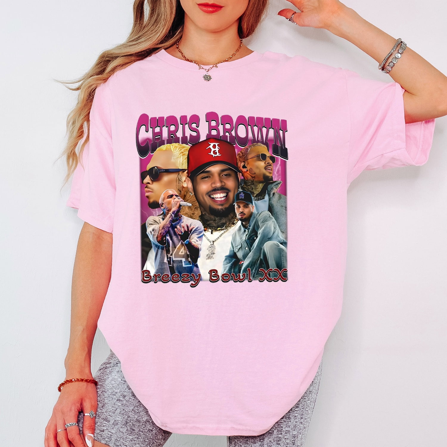 Chris Brown Breezy Bowl XX Tour T-Shirt, Album Art Tee, Fan Gift, Urban ...