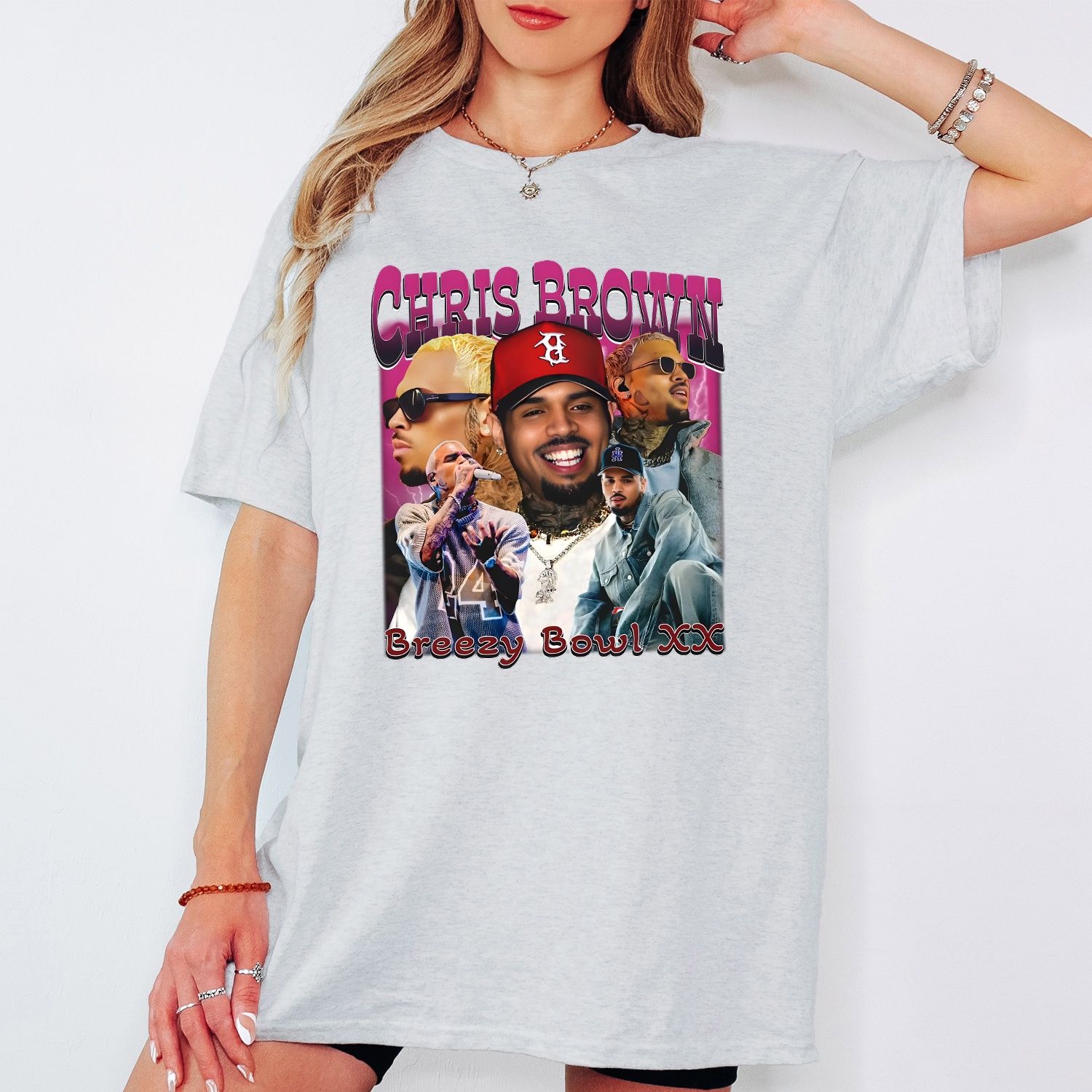 Chris Brown Breezy Bowl XX Tour T-Shirt – Album Art Tee, Fan Gift ...