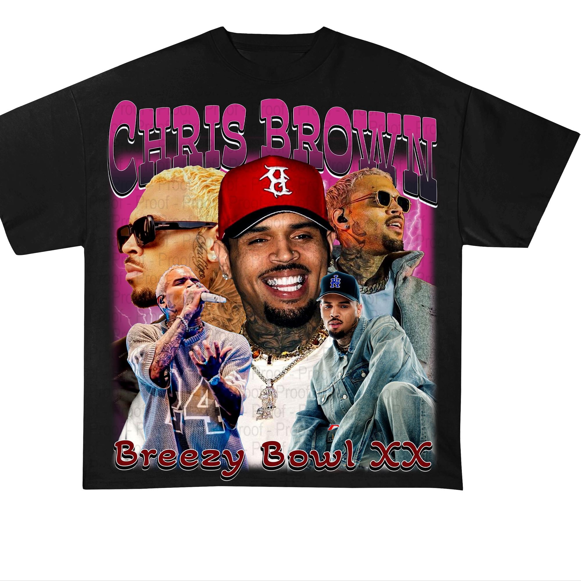 Chris Brown Breezy Bowl XX Tour T-Shirt – Album Art Tee, Fan Gift ...