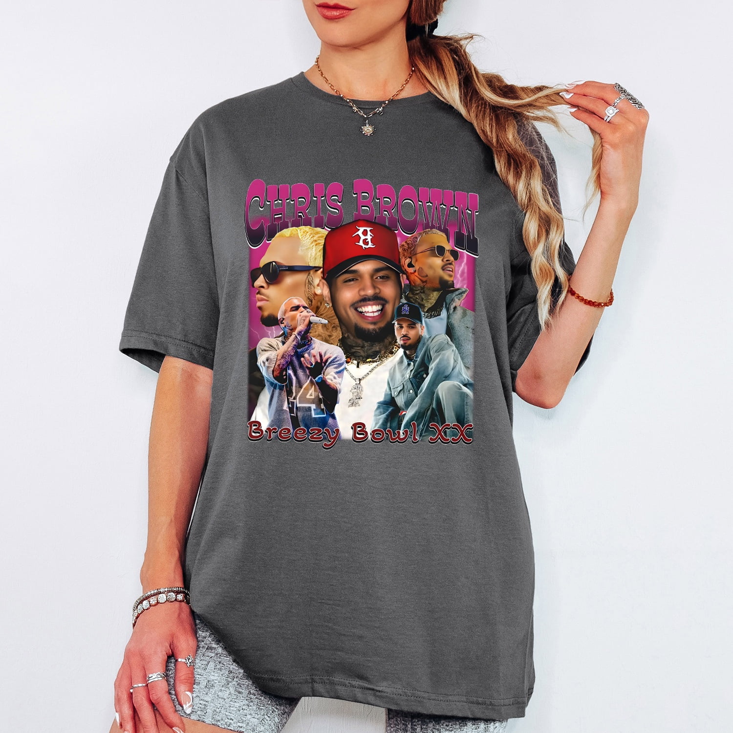 Chris Brown Breezy Bowl XX Tour T-Shirt, Album Art Tee, Fan Gift, Urban ...