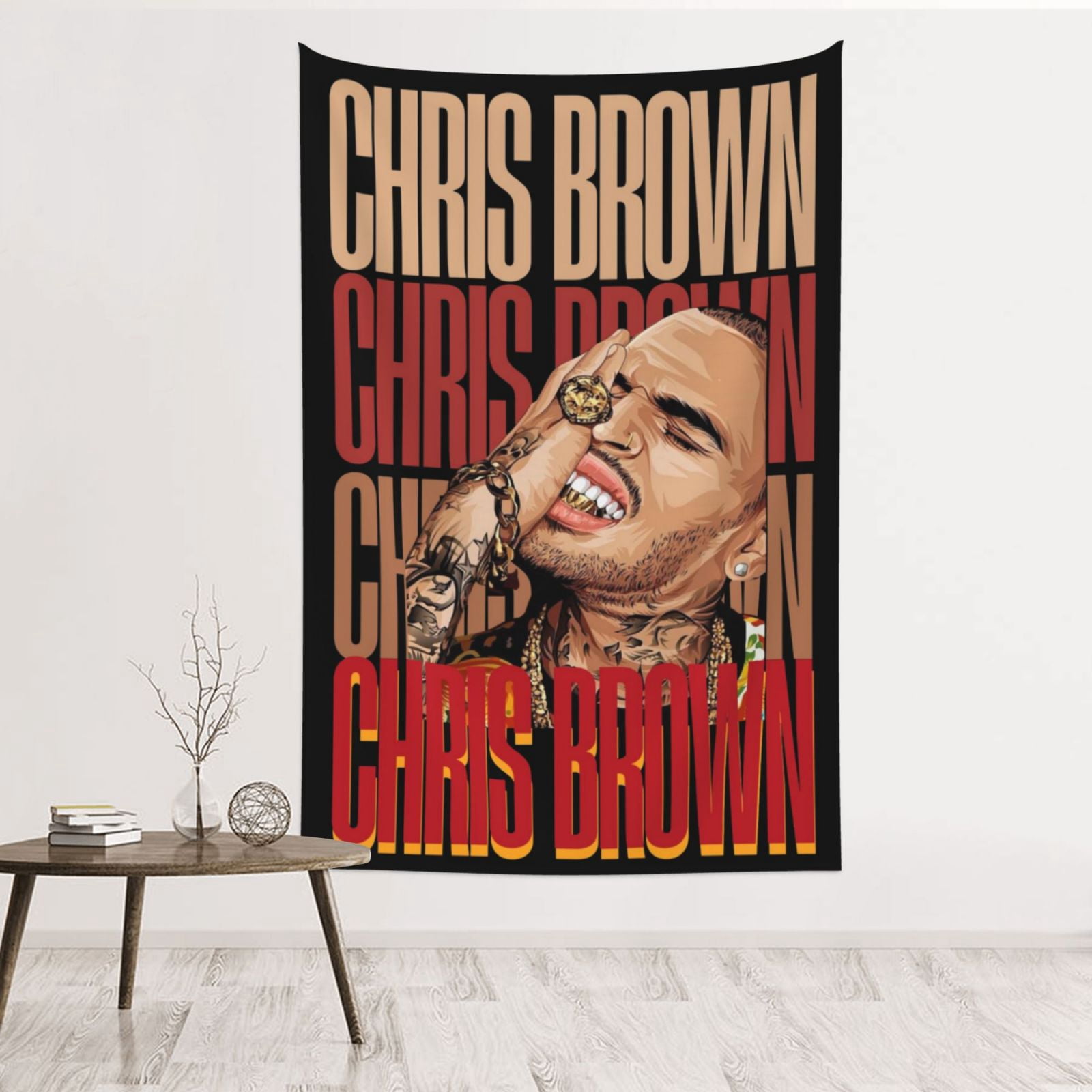 Chris Brown Breezy Bowl XX Wall Tapestries for Bedroom Aesthetic Living ...