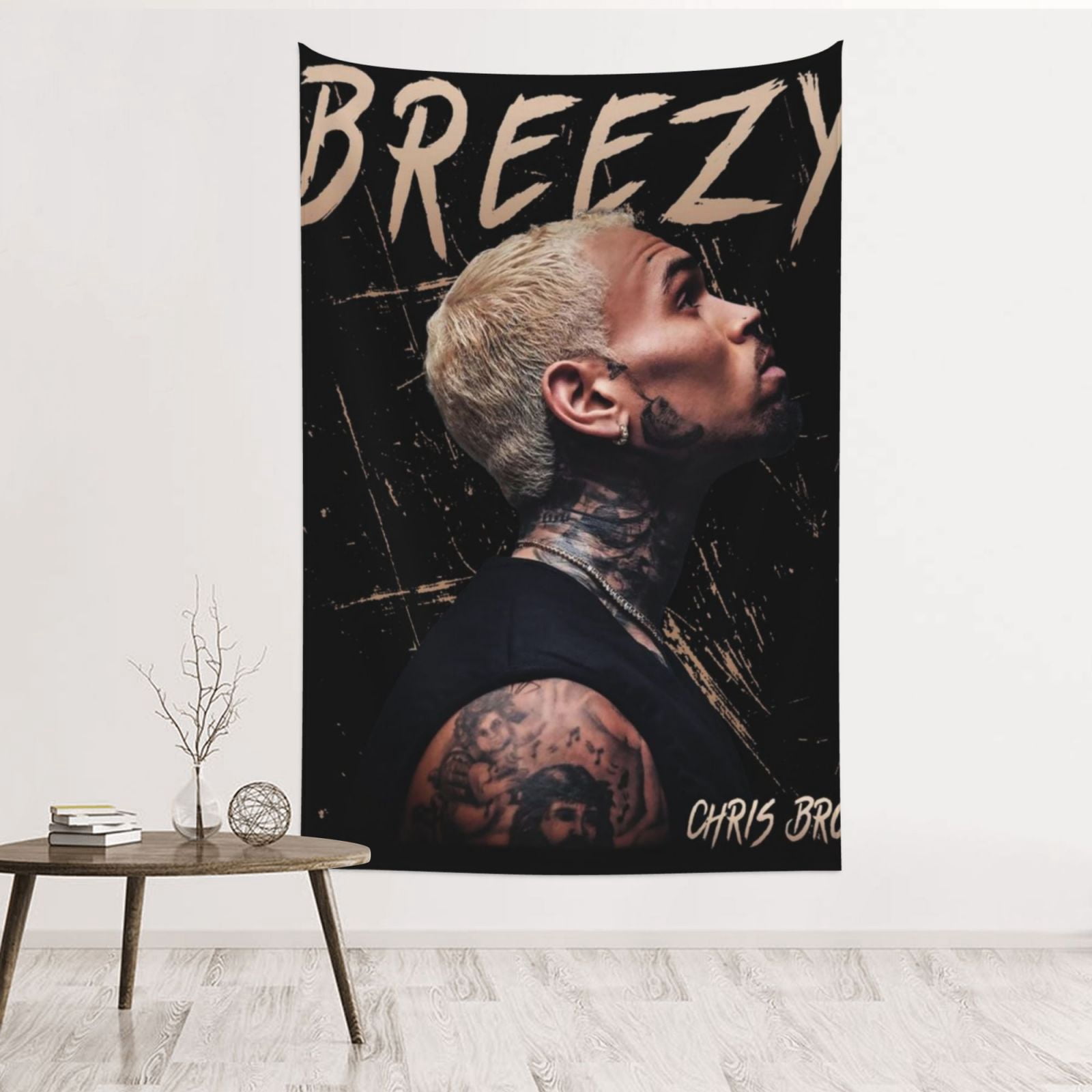 Chris Brown Breezy Bowl XX Wall Tapestries for Bedroom Aesthetic Living ...
