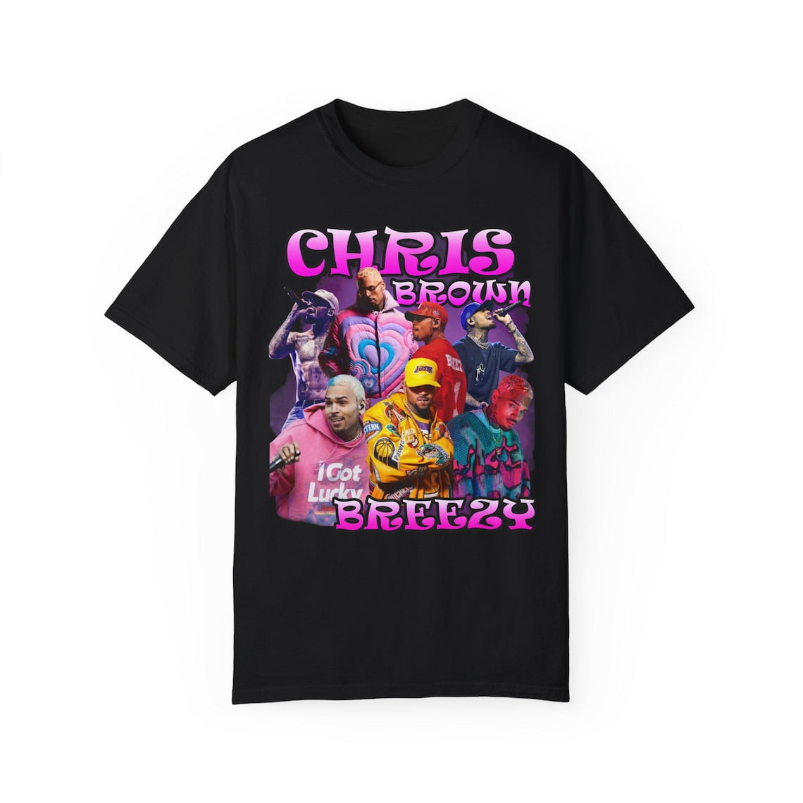 Chris Brown Breezy graphic shirt music fan apparel for concerts and ...