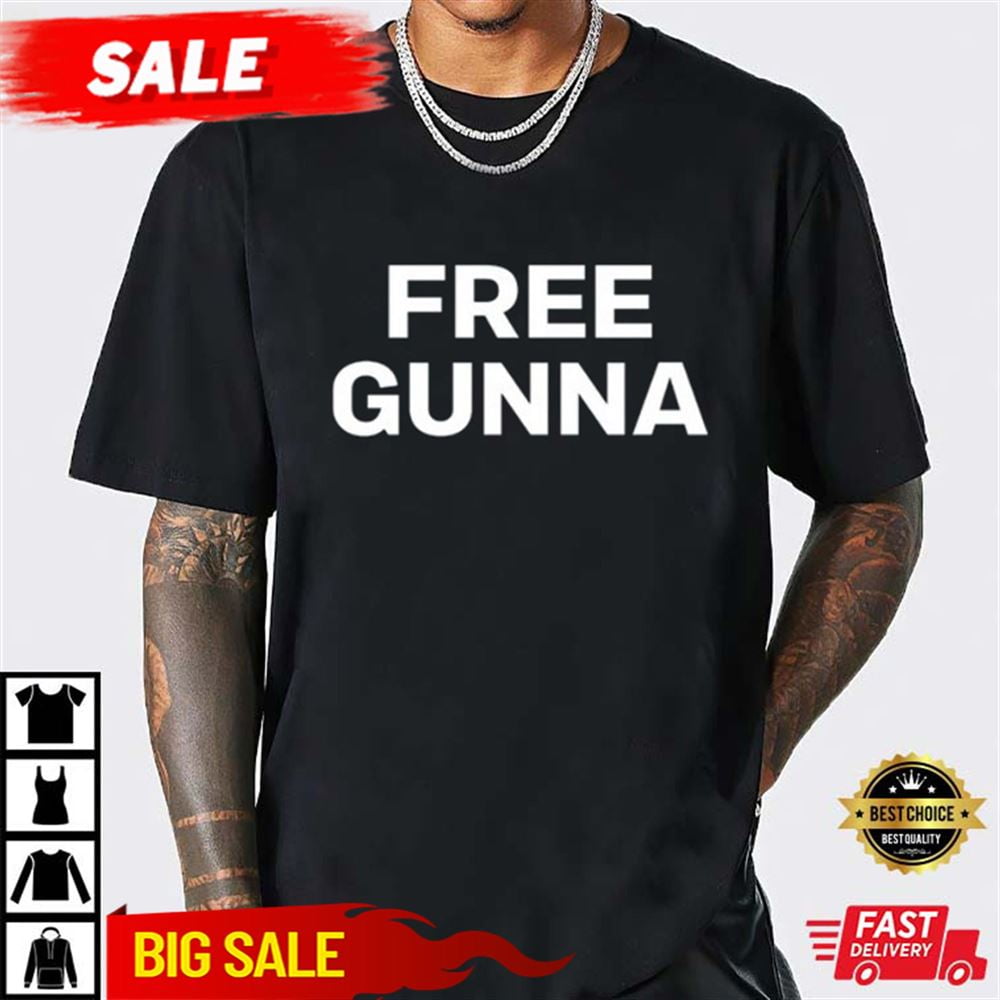 Chris Brown Free Gunna T-shirt - Walmart.com