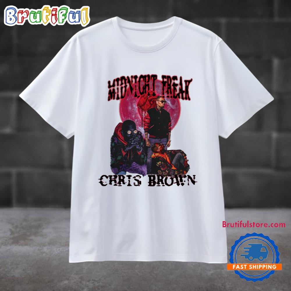 Chris Brown Midnight Freak SS New 2024 T Shirt - Walmart.com