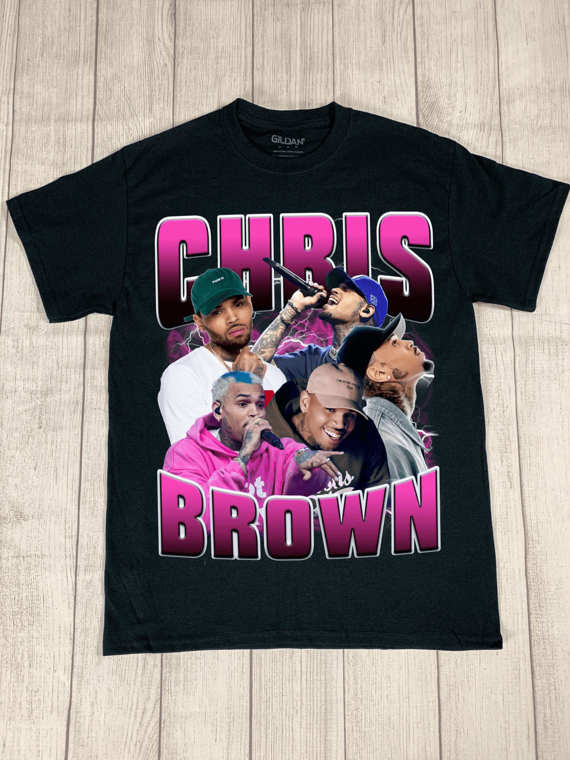 Chris Brown Multi Graphic Tee, Fan Merch, Concert Style, Bold Design ...