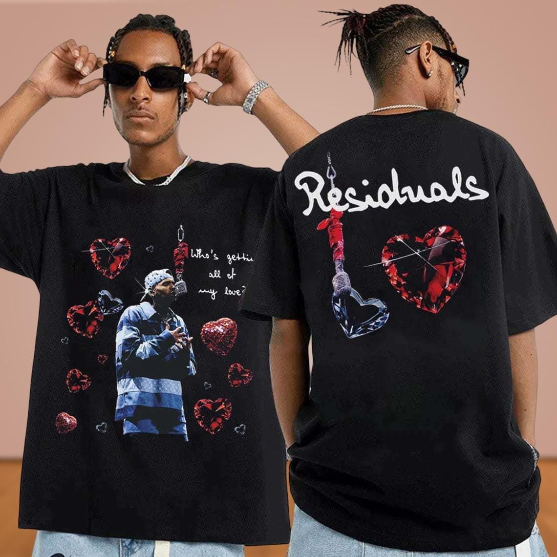 Chris! Brown Residuals Shirt, Breezy! Bowl XX Tour 2025 T-Shirt, Chris ...