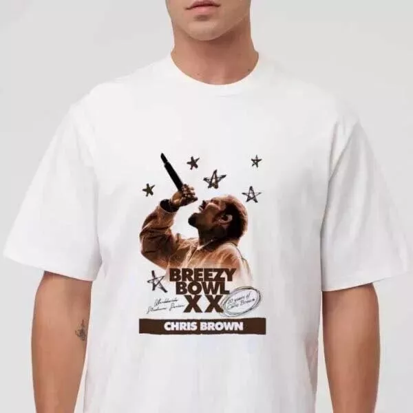 Chris Brown Stadium World Tour 2025 Breezy Bowl XX funny for Women men ...