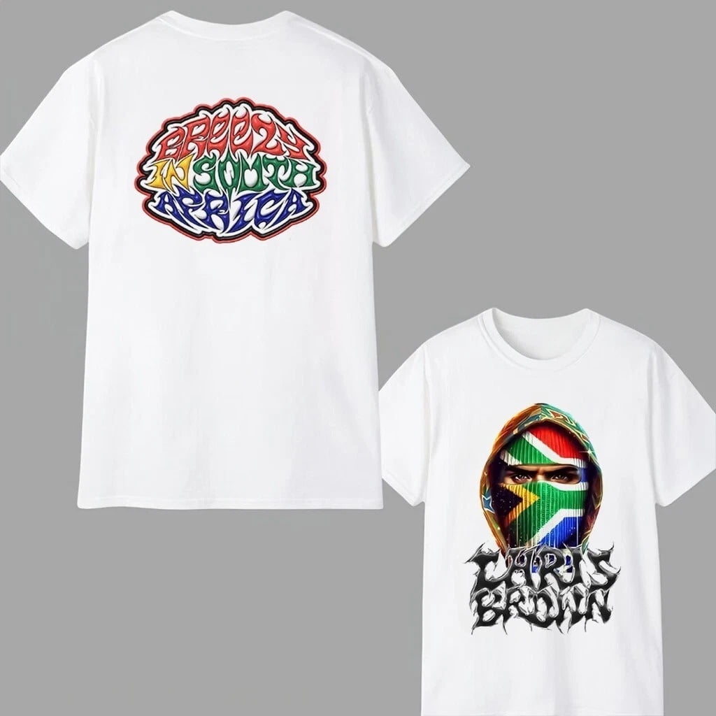 Chris Brown Tour 2025 T-Shirt Concert Merch R&B Gift for Men Fans New ...