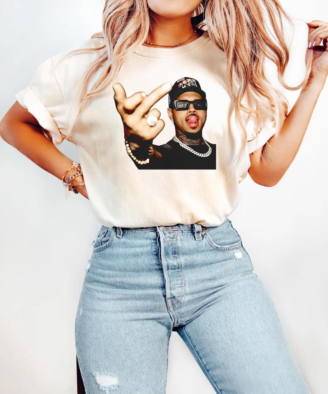 Chris Brown Tour Shirt Breezy Bowl XX 2025 Music Fan Graphic Tee ...