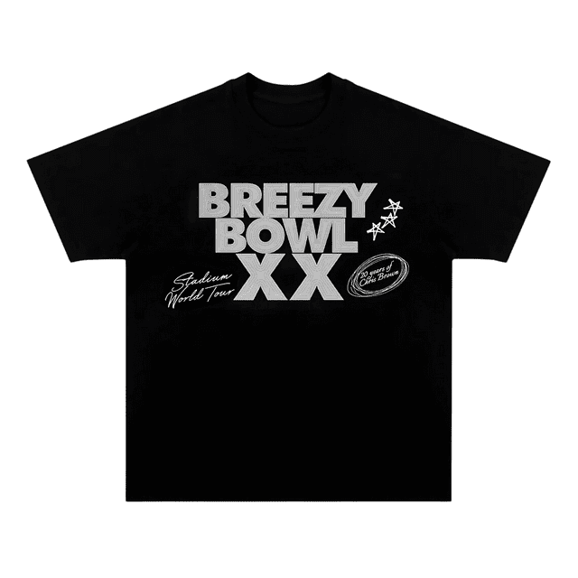 Chris Brown World Tour 2025 Merch, Breezy Bowl XX Vibe, 11:11 Fan Drop ...