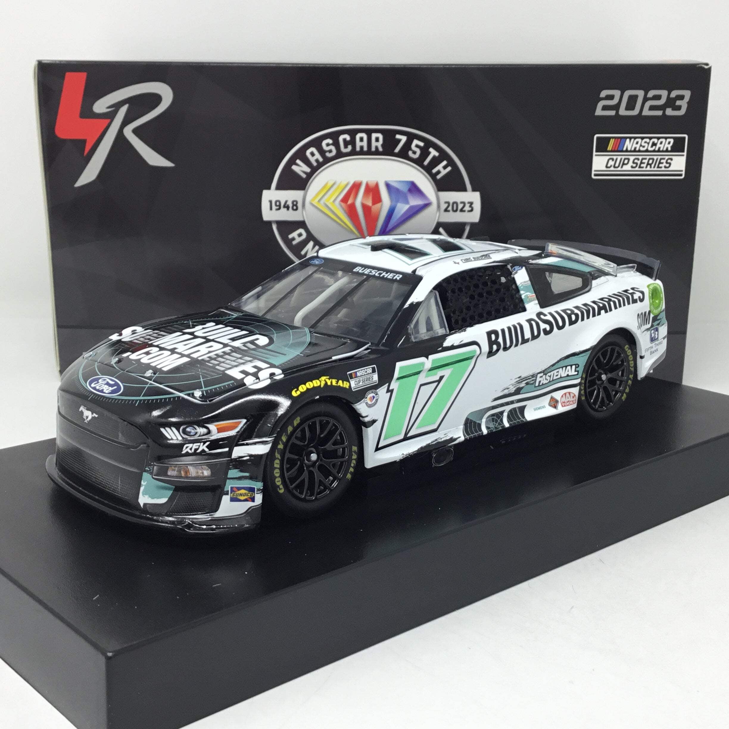Chris Buescher 2023 BuildSubmarines.com Foil Number 1:24 Diecast ...