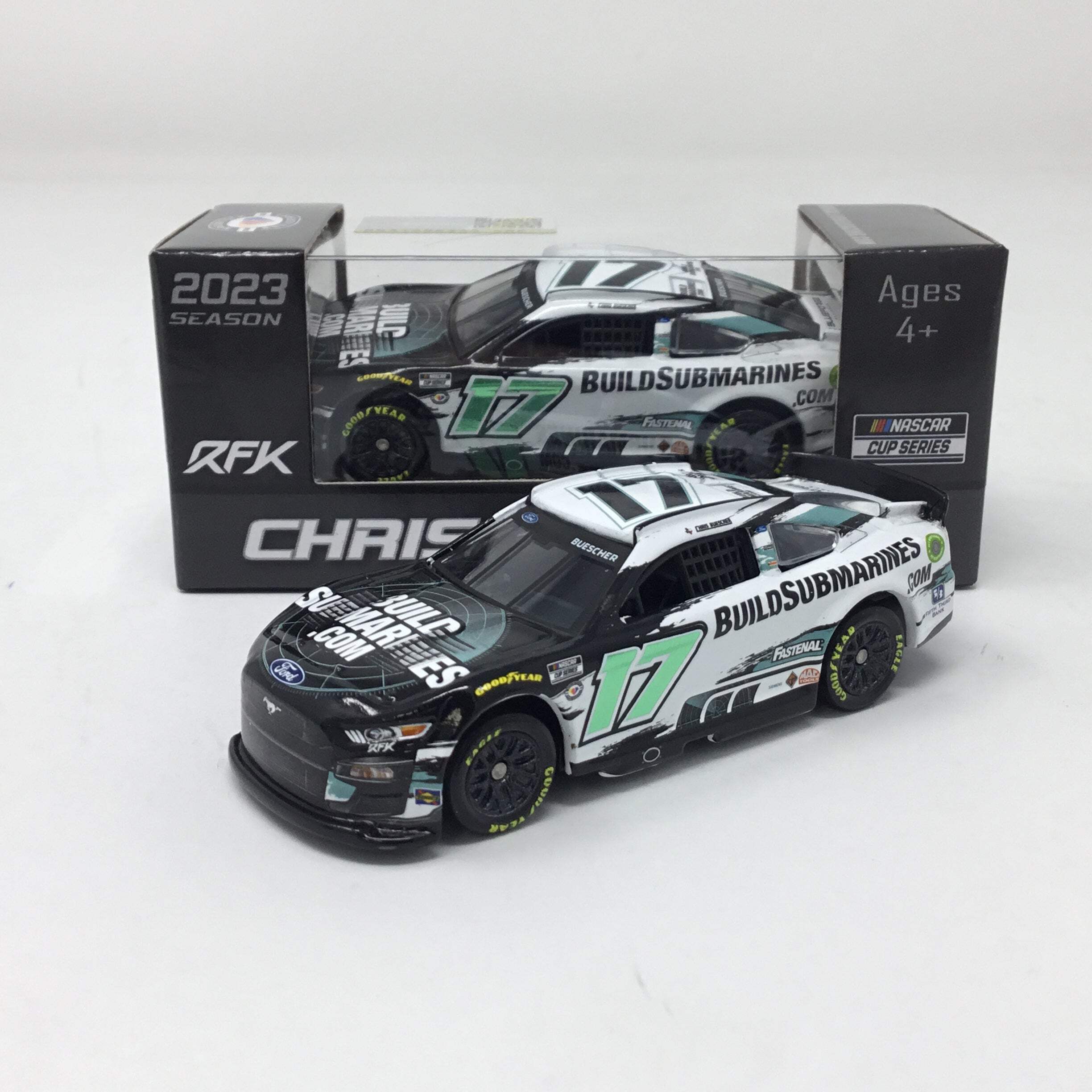 Chris Buescher 2023 BuildSubmarines.com Foil Number 1:64 Diecast ...