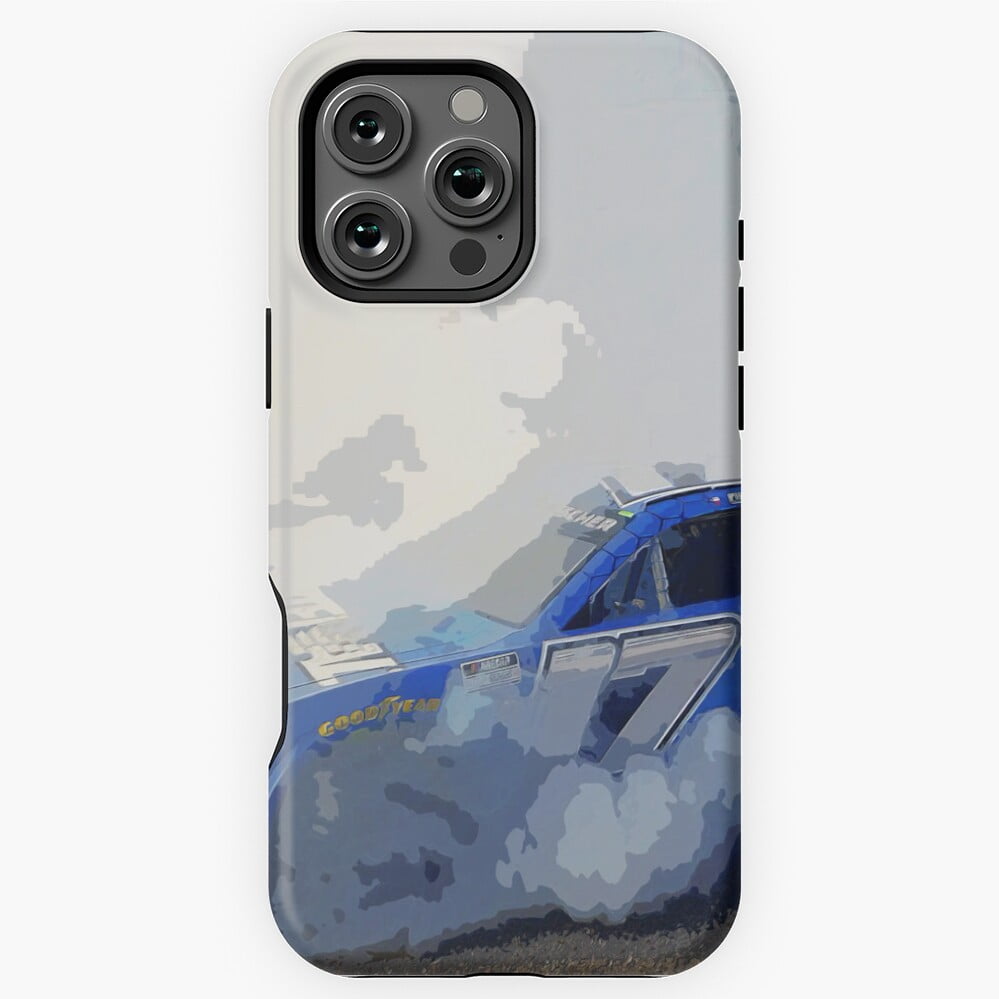 Chris Buescher Warming Up Tires Victory Phone Case for iPhone 16 15 14 ...
