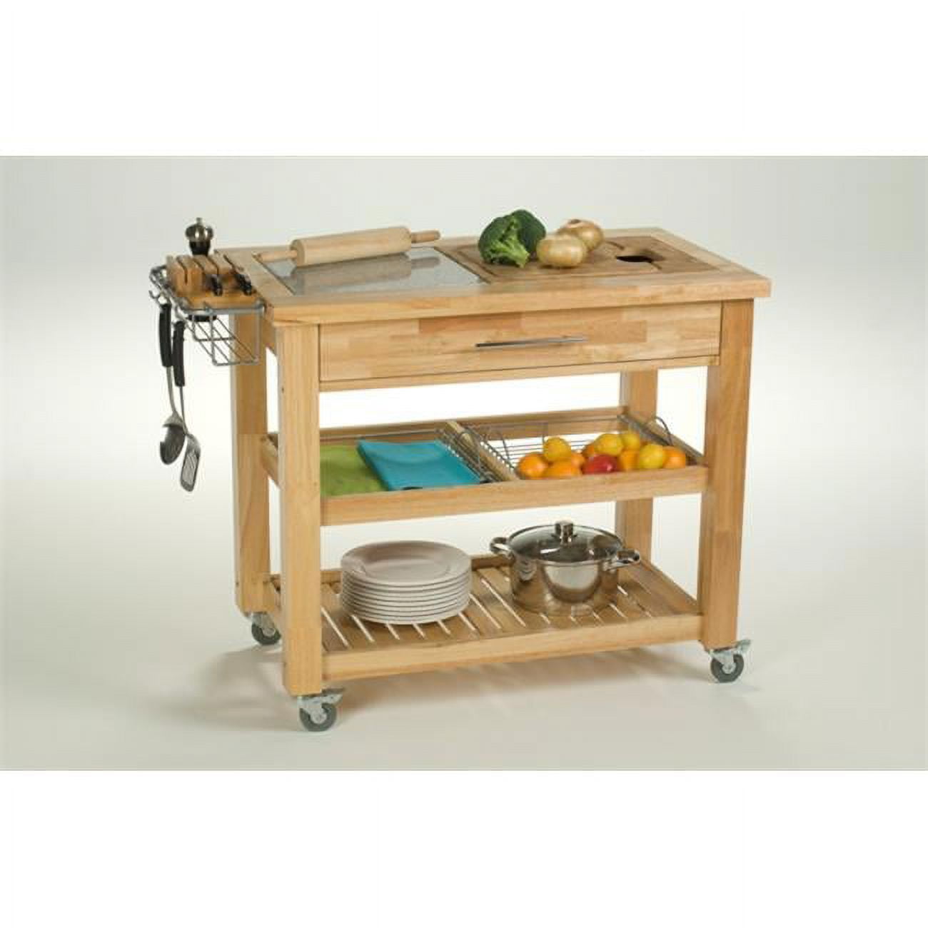 Chris & Chris JET1223 Pro Chef Kitchen Work Station - Walmart.com
