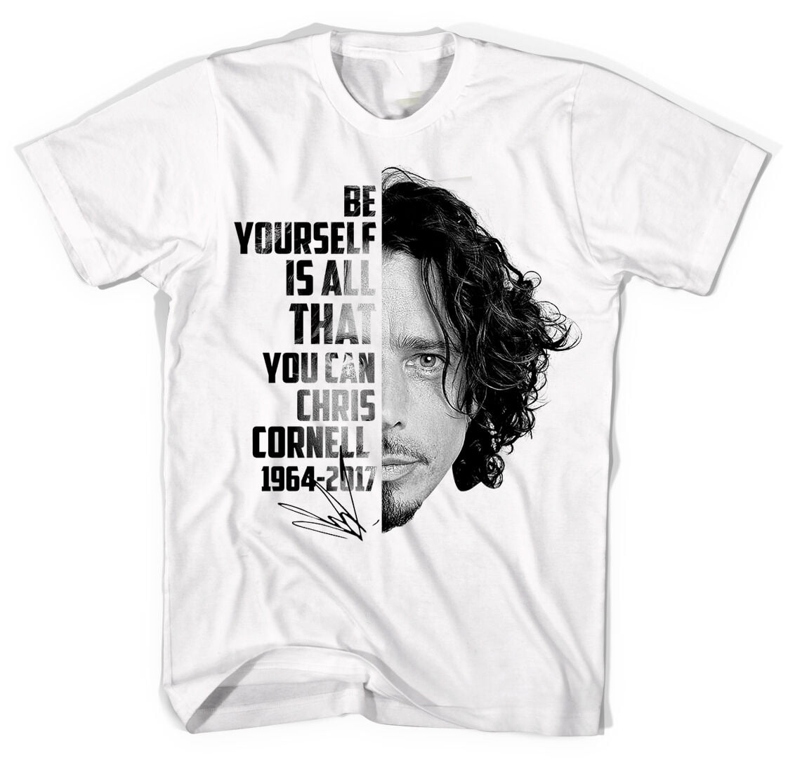 Chris Cornell Singer White T-Shirt Short Sleeve Retro Size S-4XL NL150 ...