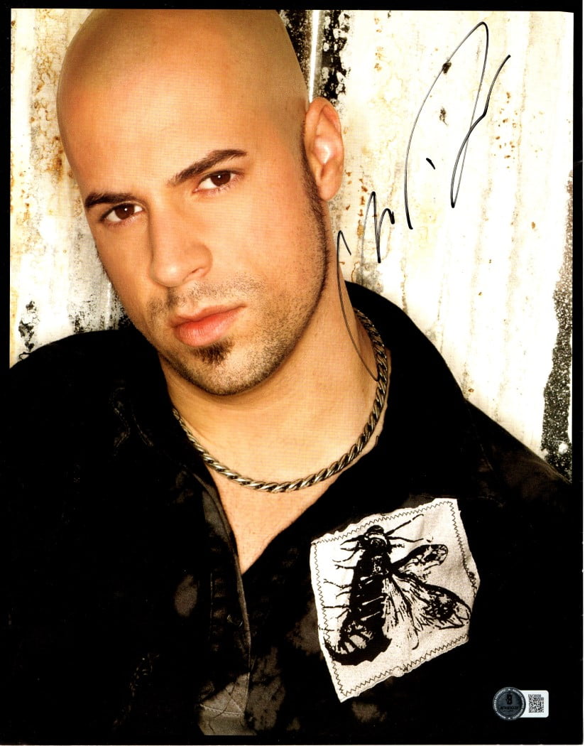 Chris Daughtry Signed Autographed 11X14 Photo American Idol Singer BAS ...
