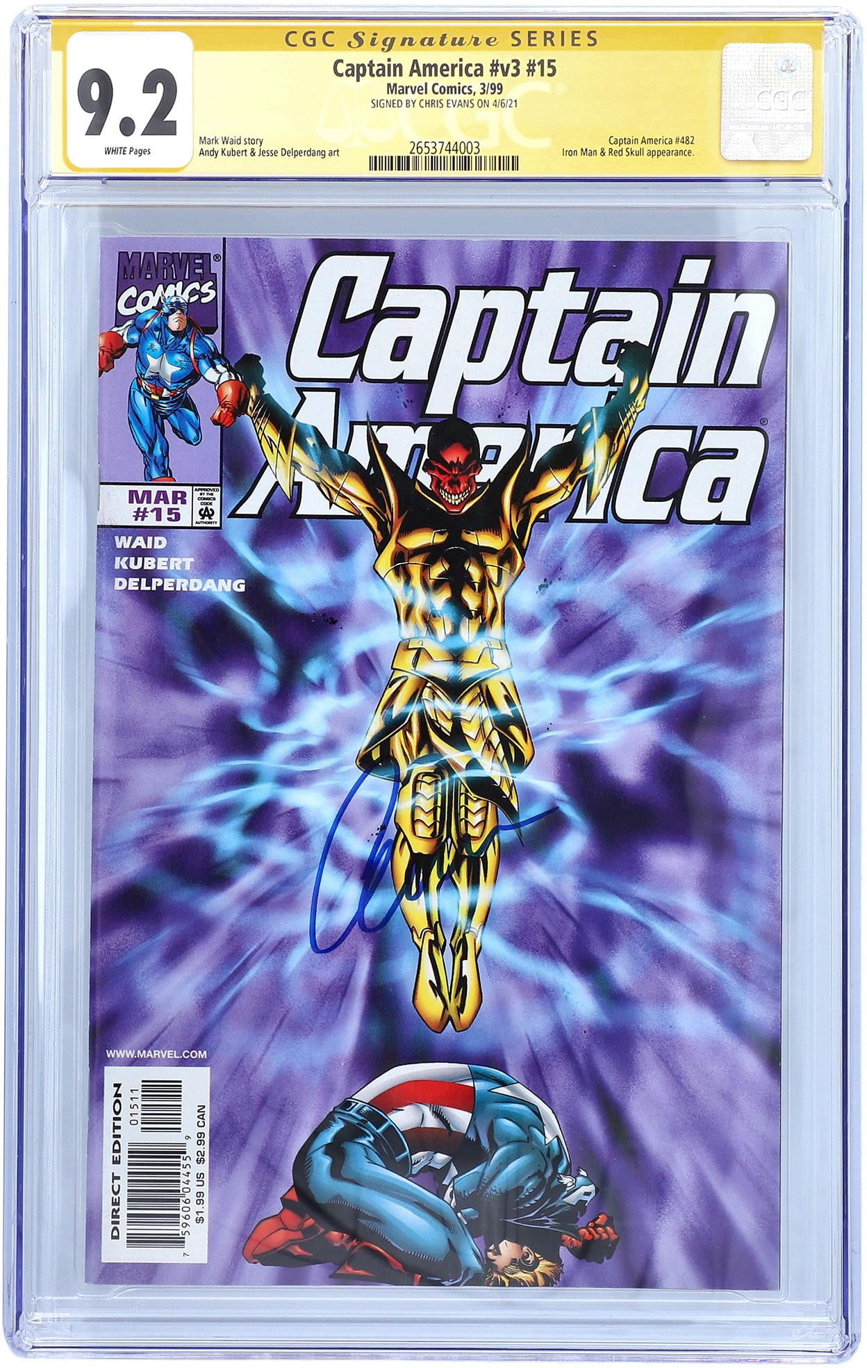 Chris Evans (Actor) Captain America Movie Magazine Item#11534155 ...