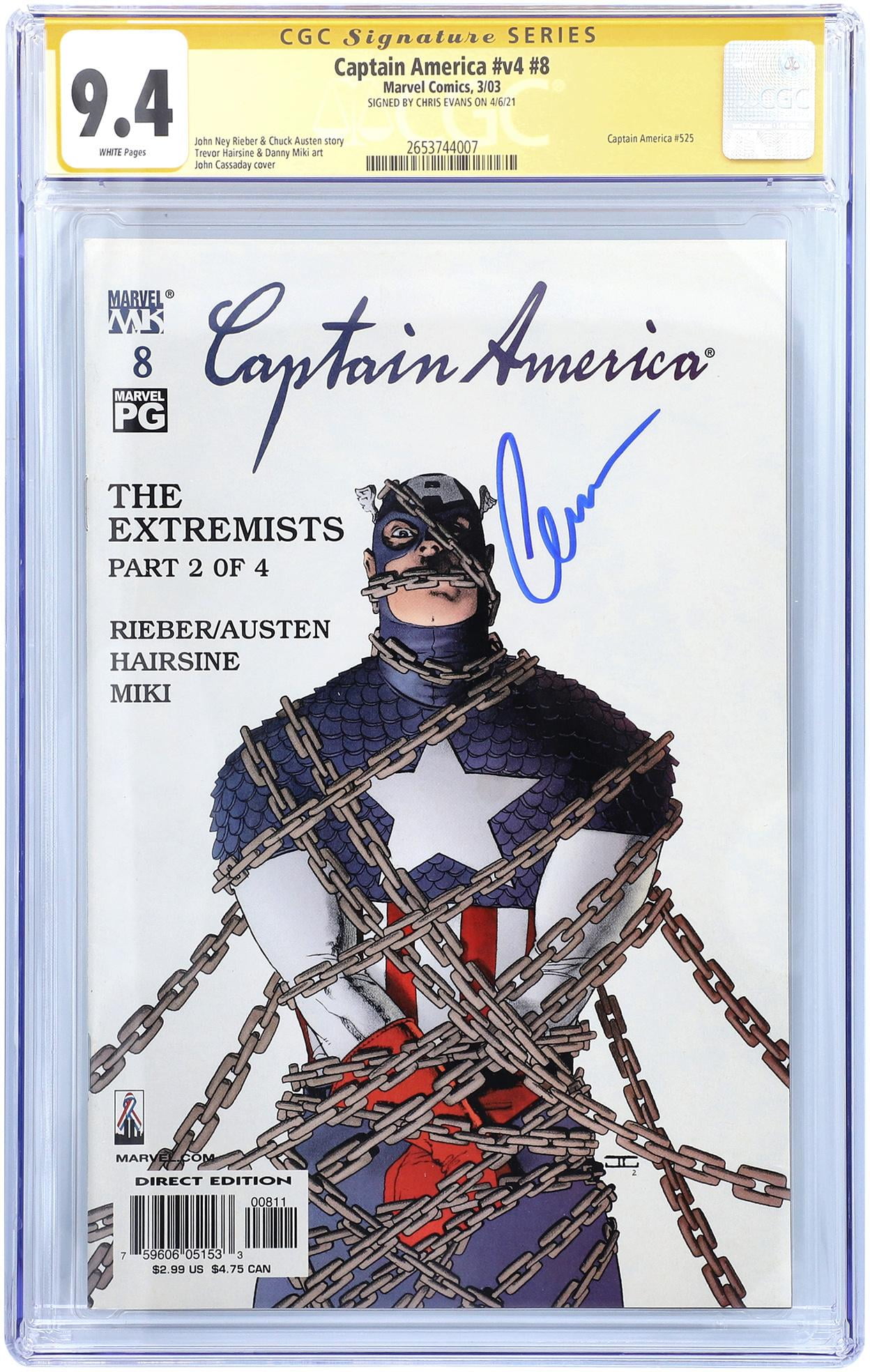 Chris Evans (Actor) Captain America Movie Magazine Item#11534157 ...