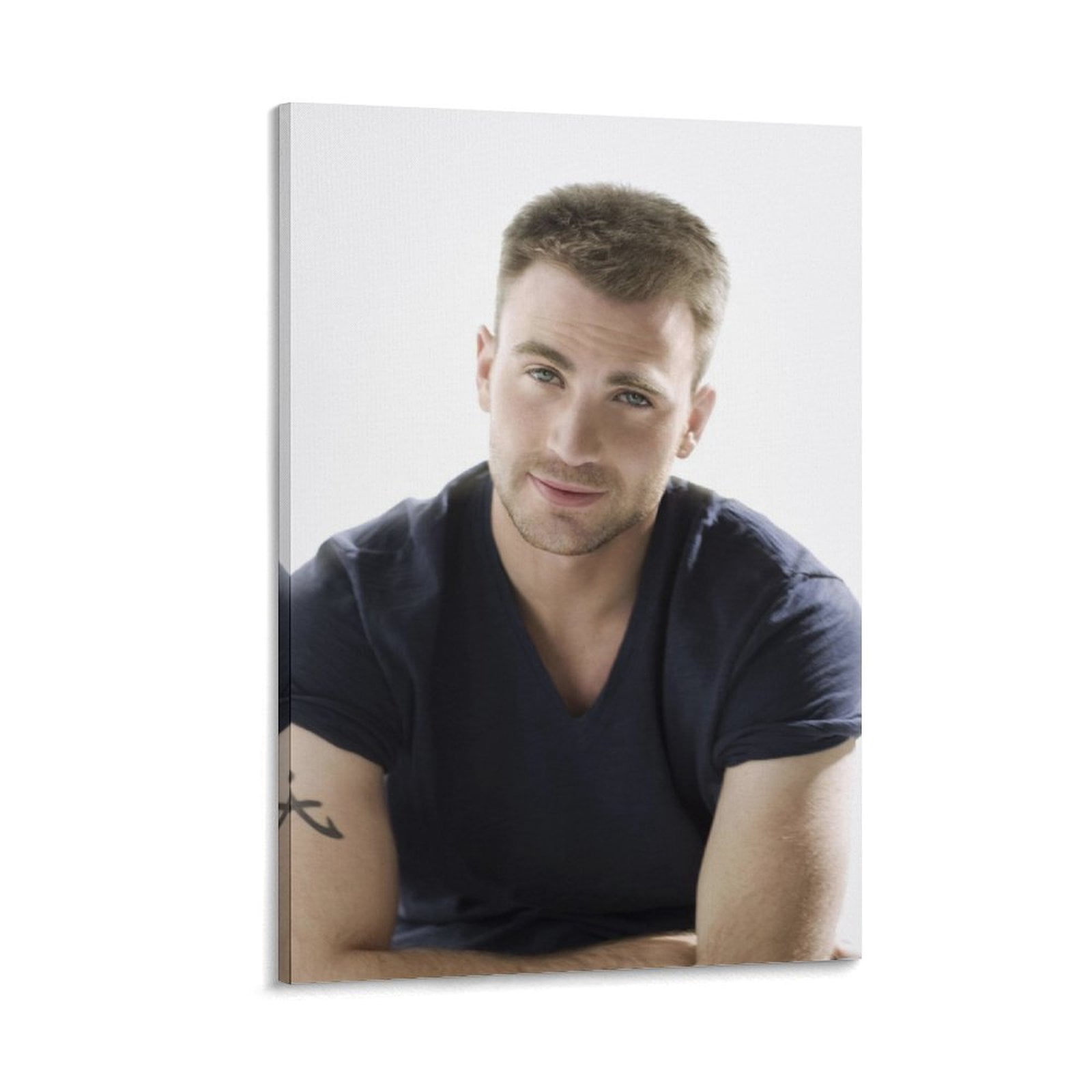 Chris Evans American Hot Actor Poster Youth Painting On Canvas Wall Art ...