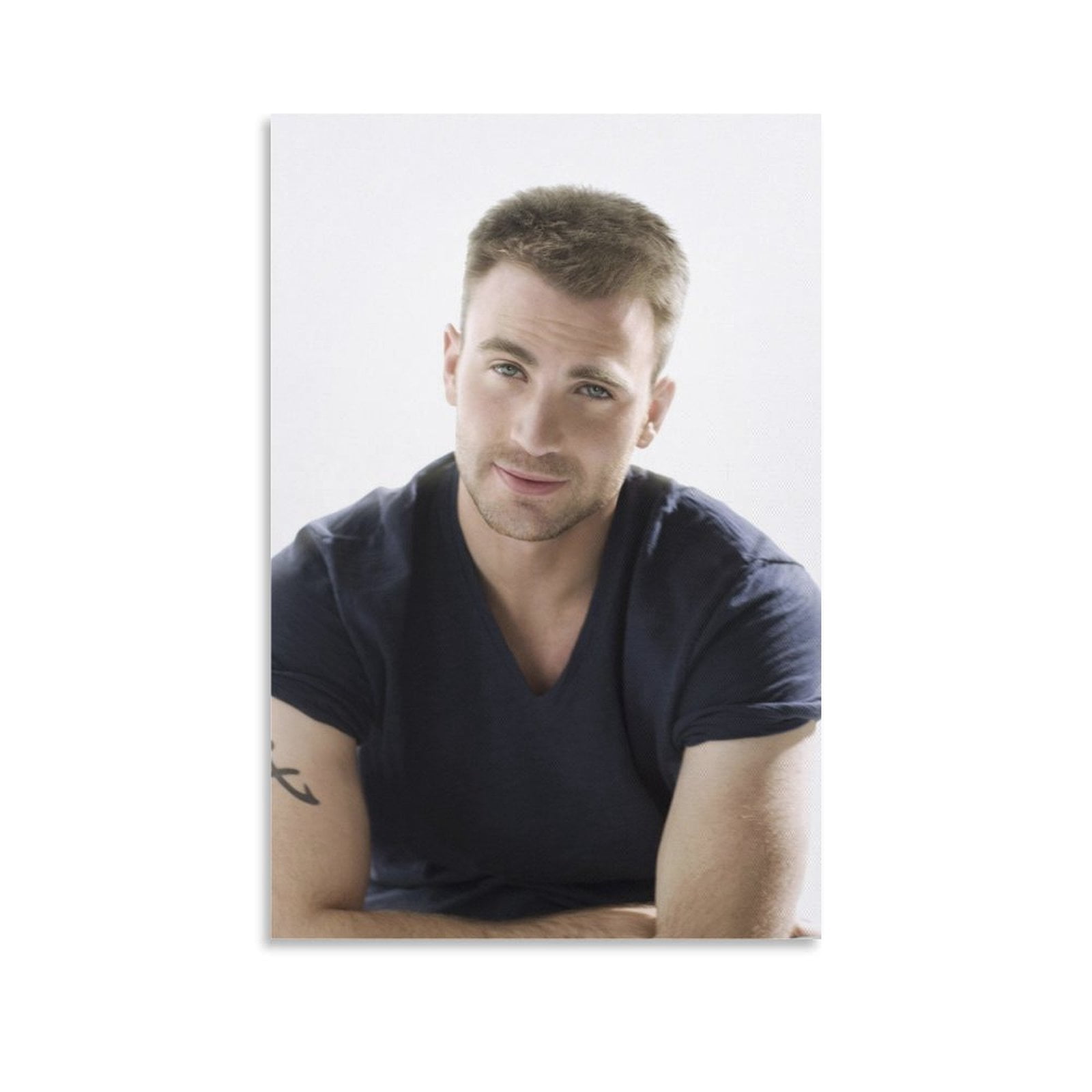 Chris Evans American Hot Actor Poster Youth Painting On Canvas Wall Art ...
