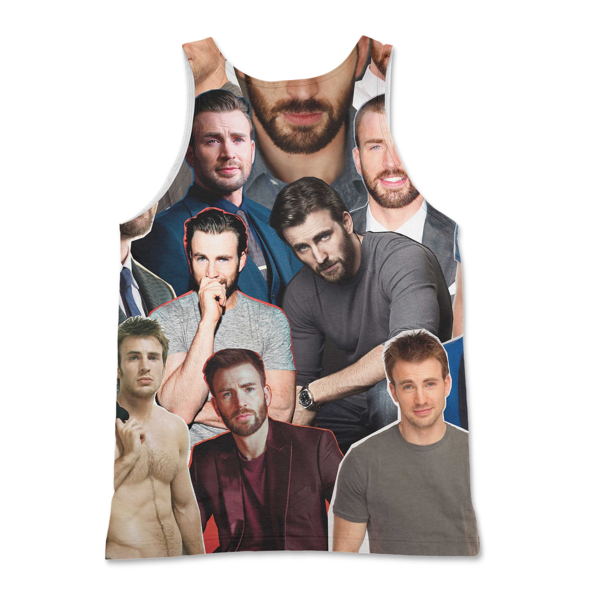 Chris Evans Photo Collage Tank Top - Walmart.com
