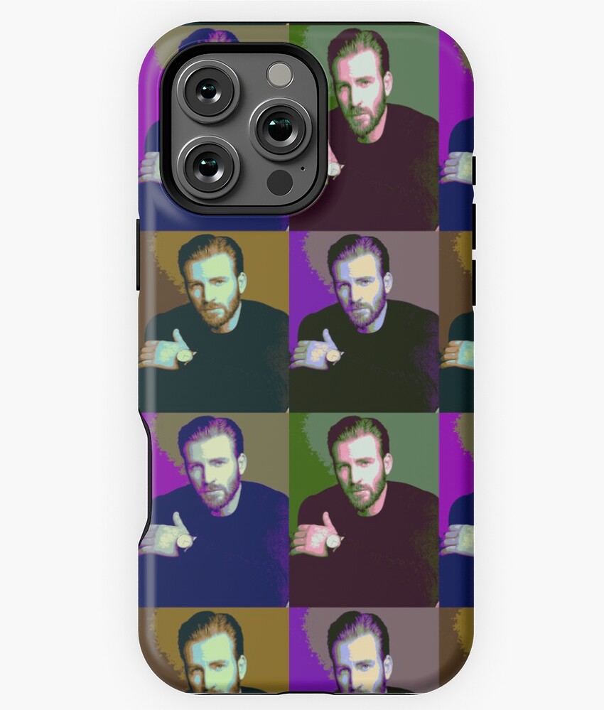 Chris Evans Pop Art Portrait M3844 Phone Case for iPhone 17 16 15 14 13 ...