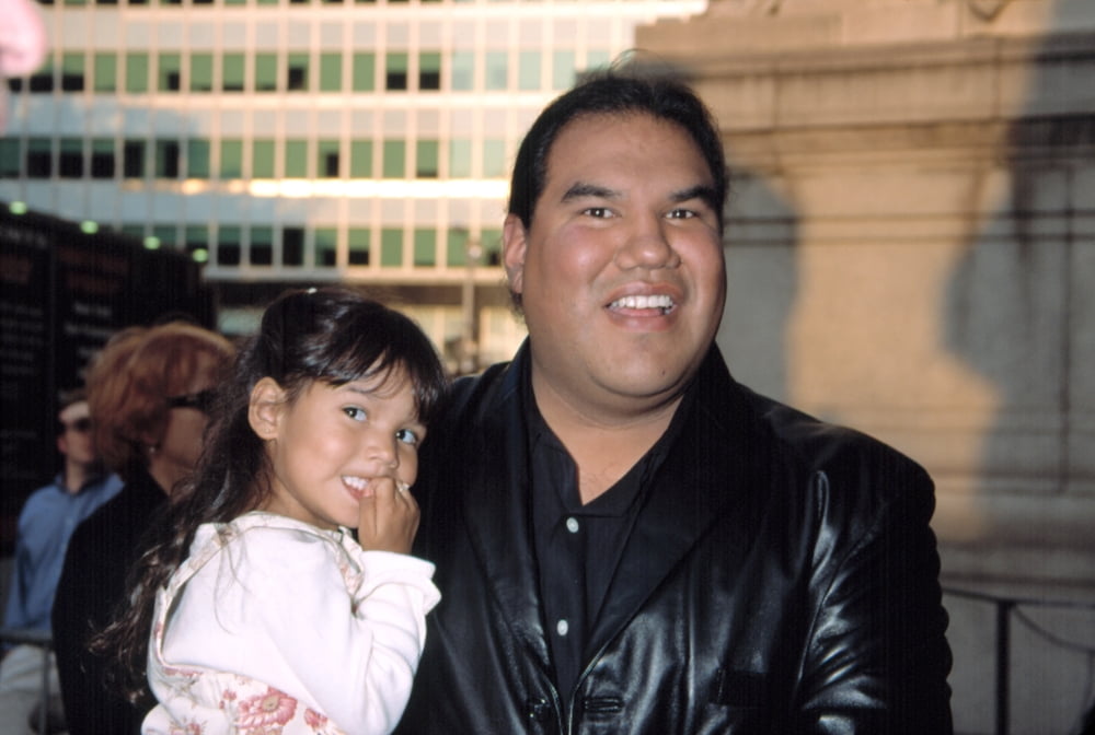 Chris Eyre (Director) And Daughter At Premiere Of Skins, Ny 9192002, By ...