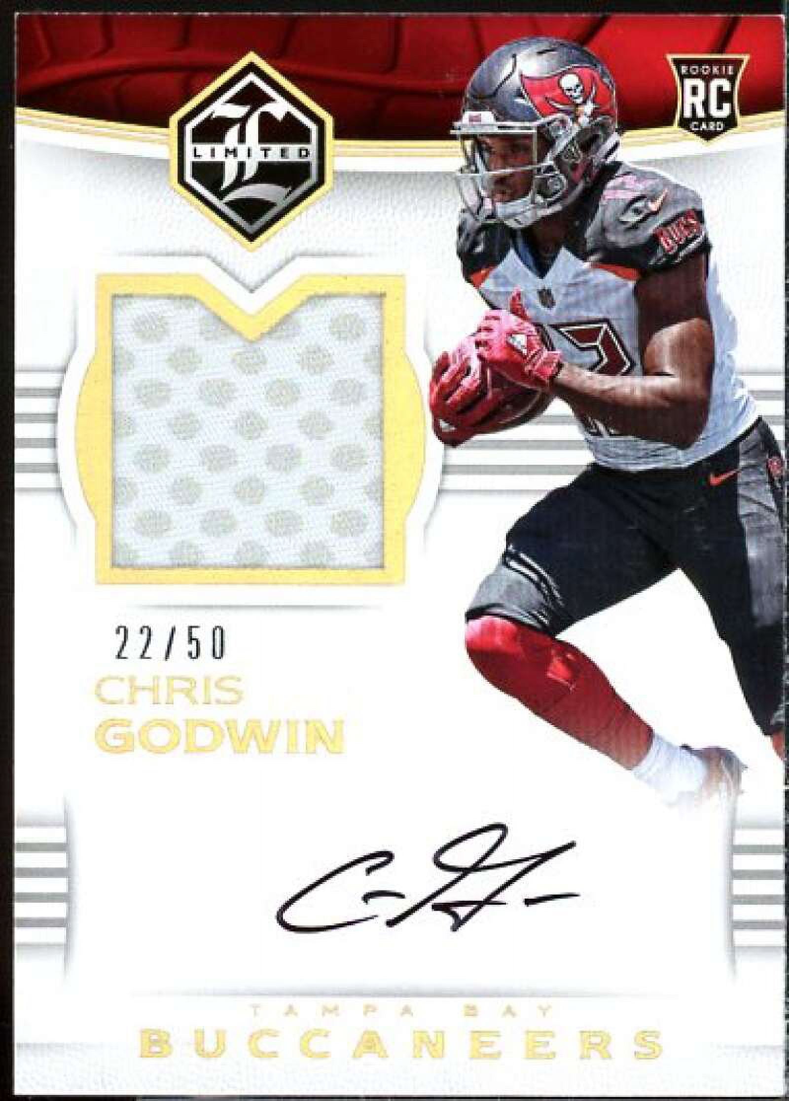 Chris Godwin JSY AU Rookie Card 2017 Limited Gold Spotlight #106 ...