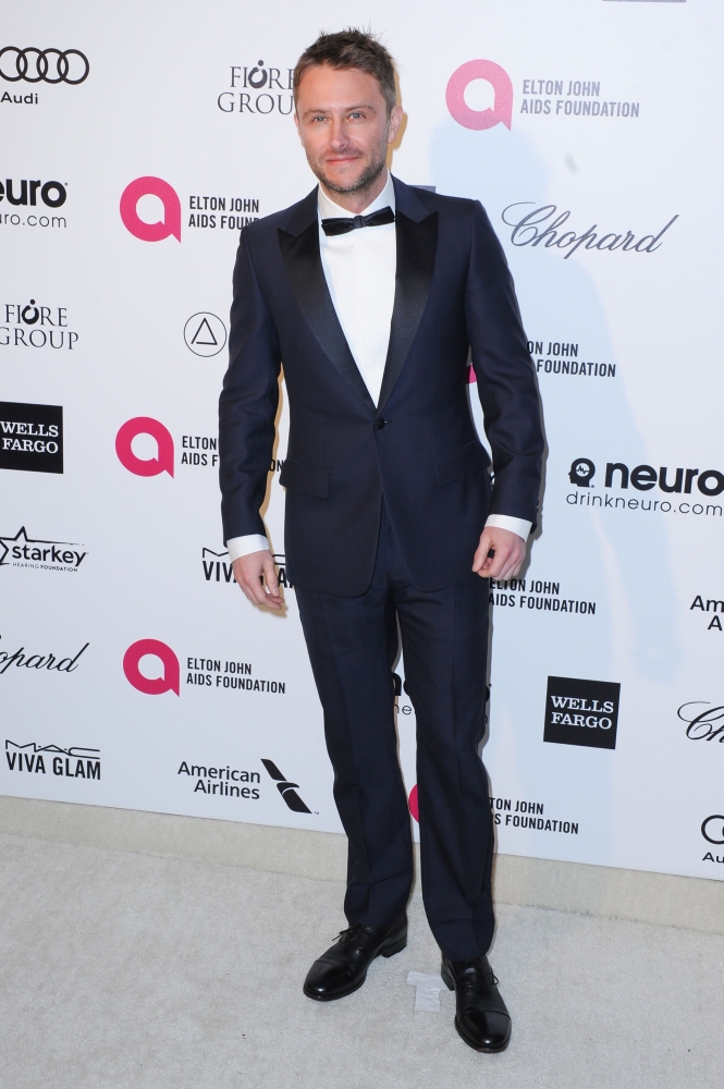 Chris Hardwick At Arrivals For 2015 Elton John Aids Foundation Viewing ...