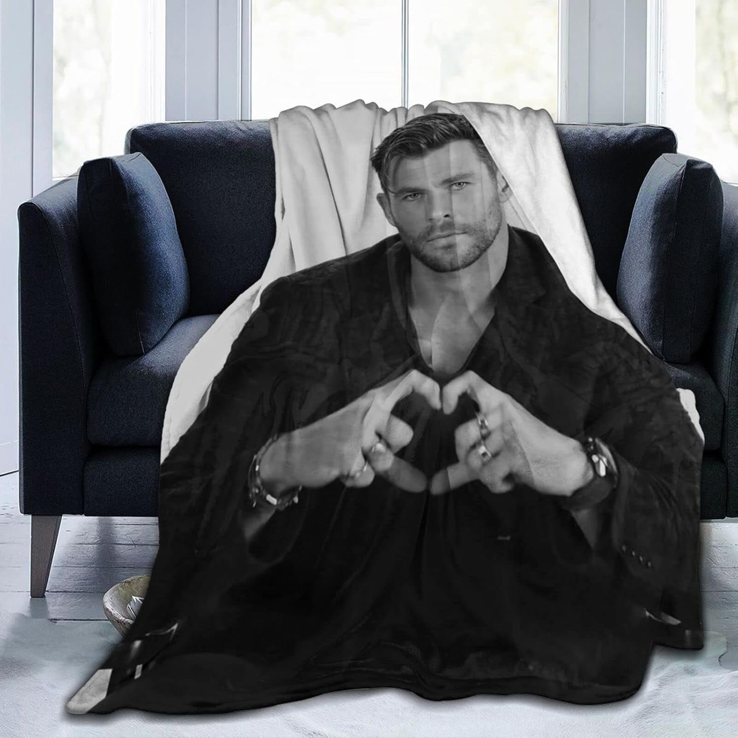 Chris Hemsworth Blanket Bedding Fleece Blanket Soft Throw Blankets ...