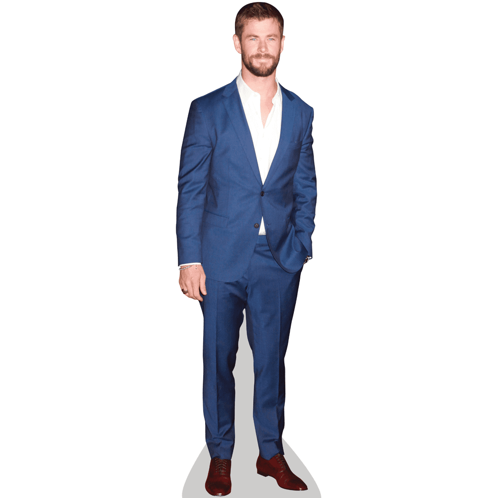 Chris Hemsworth (Blue Suit) Mini Cardboard Cutout Standee - Walmart.com